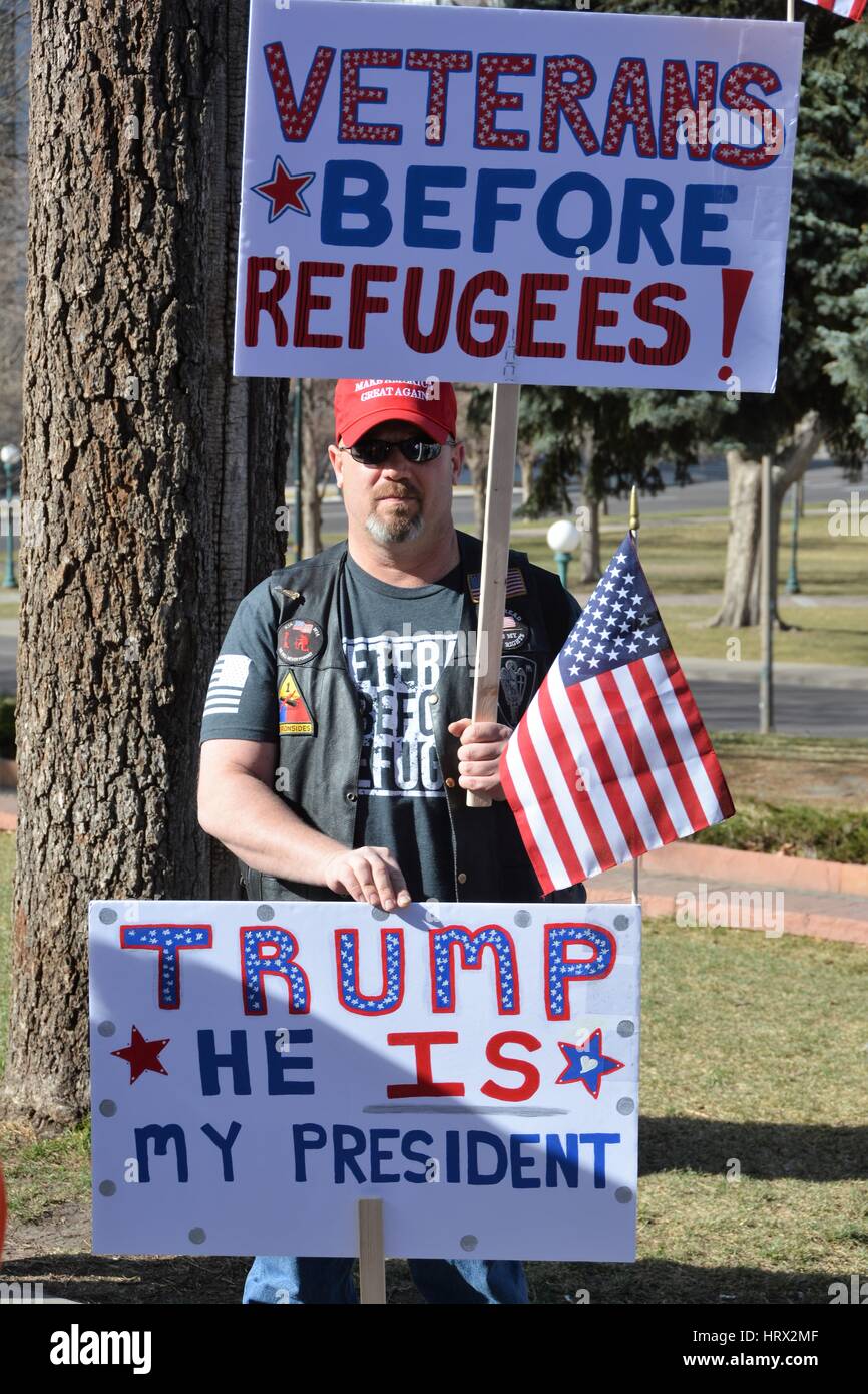 Trump Rally Supporters Stock Photo - Alamy
