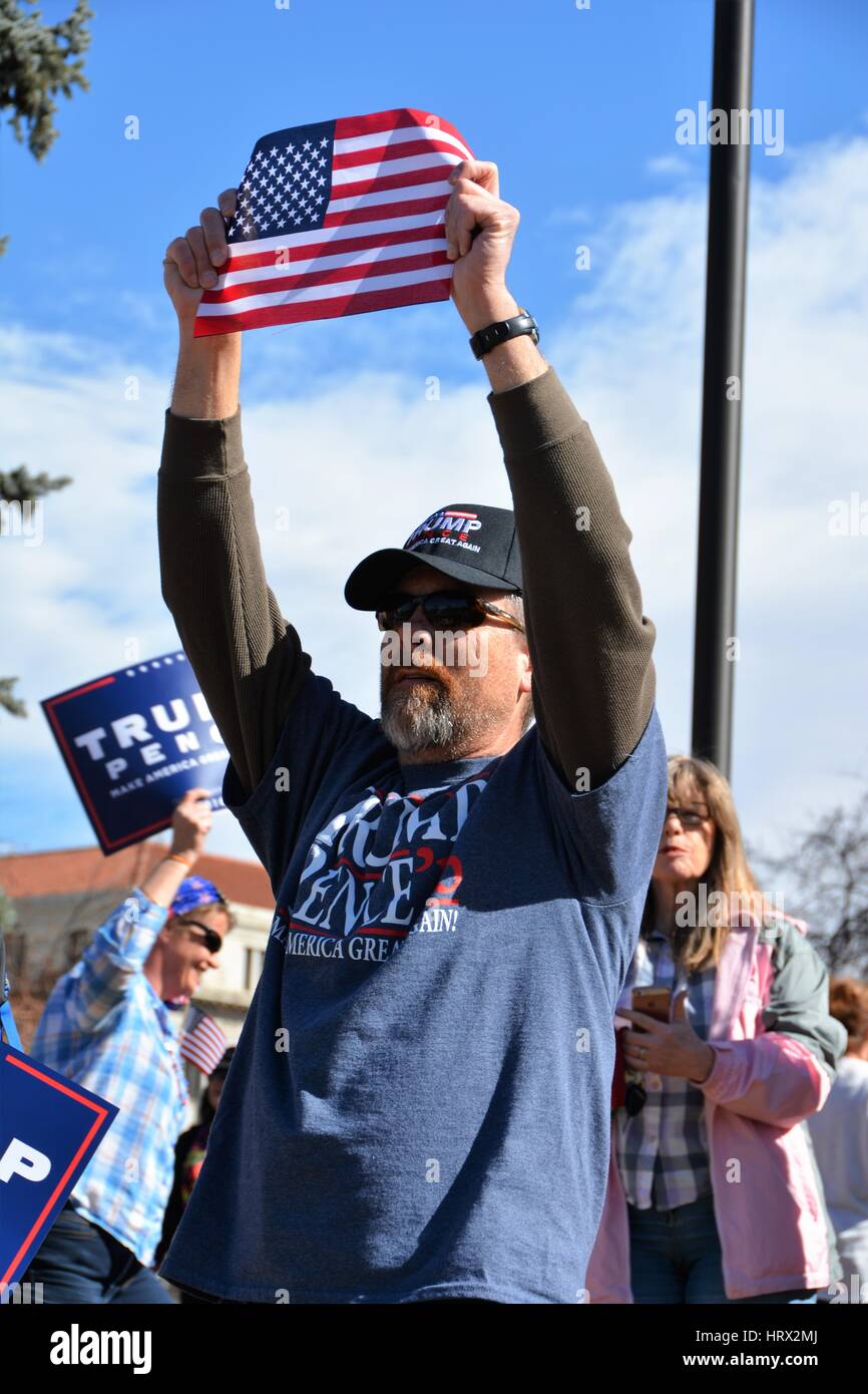 Trump Rally Supporters Stock Photo - Alamy