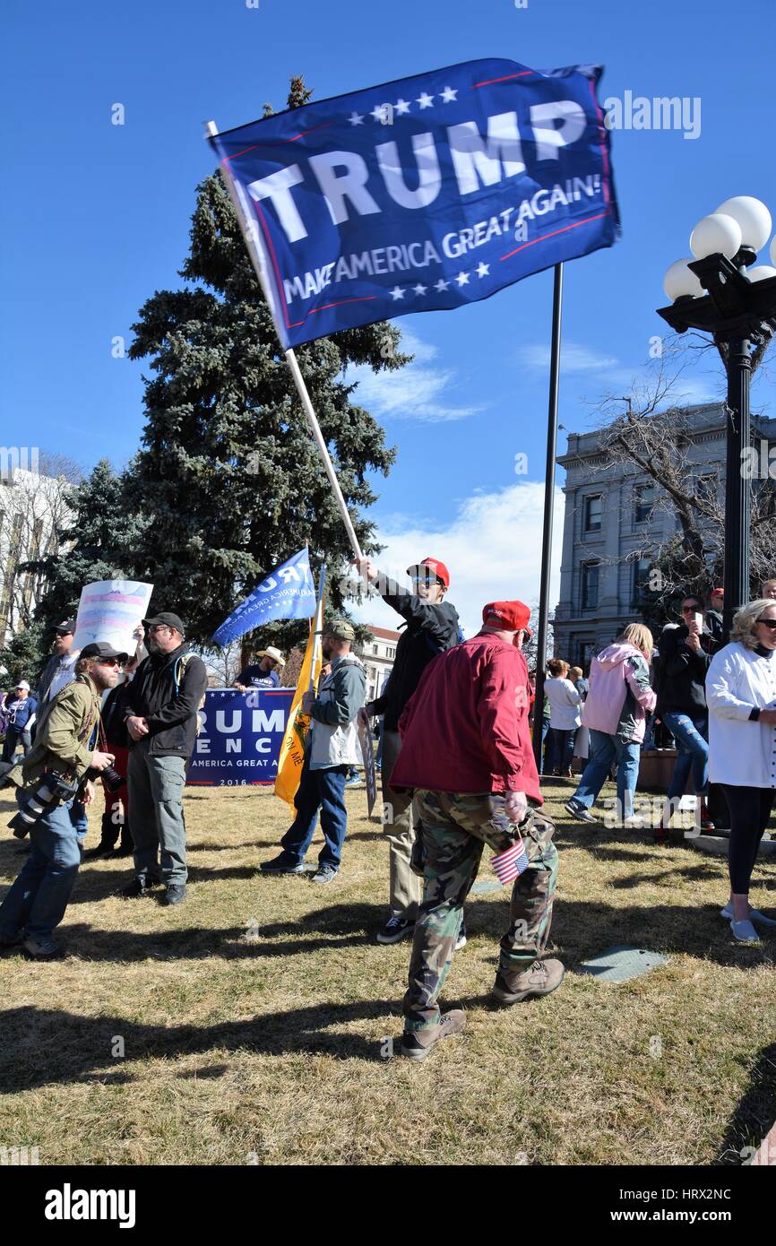Trump Rally Supporters Stock Photo - Alamy