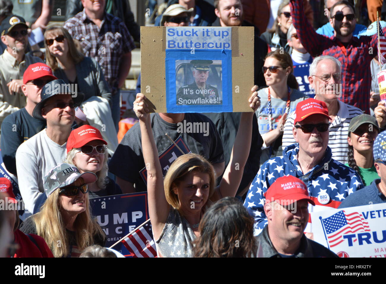 Anti trump protest denver hi-res stock photography and images - Alamy
