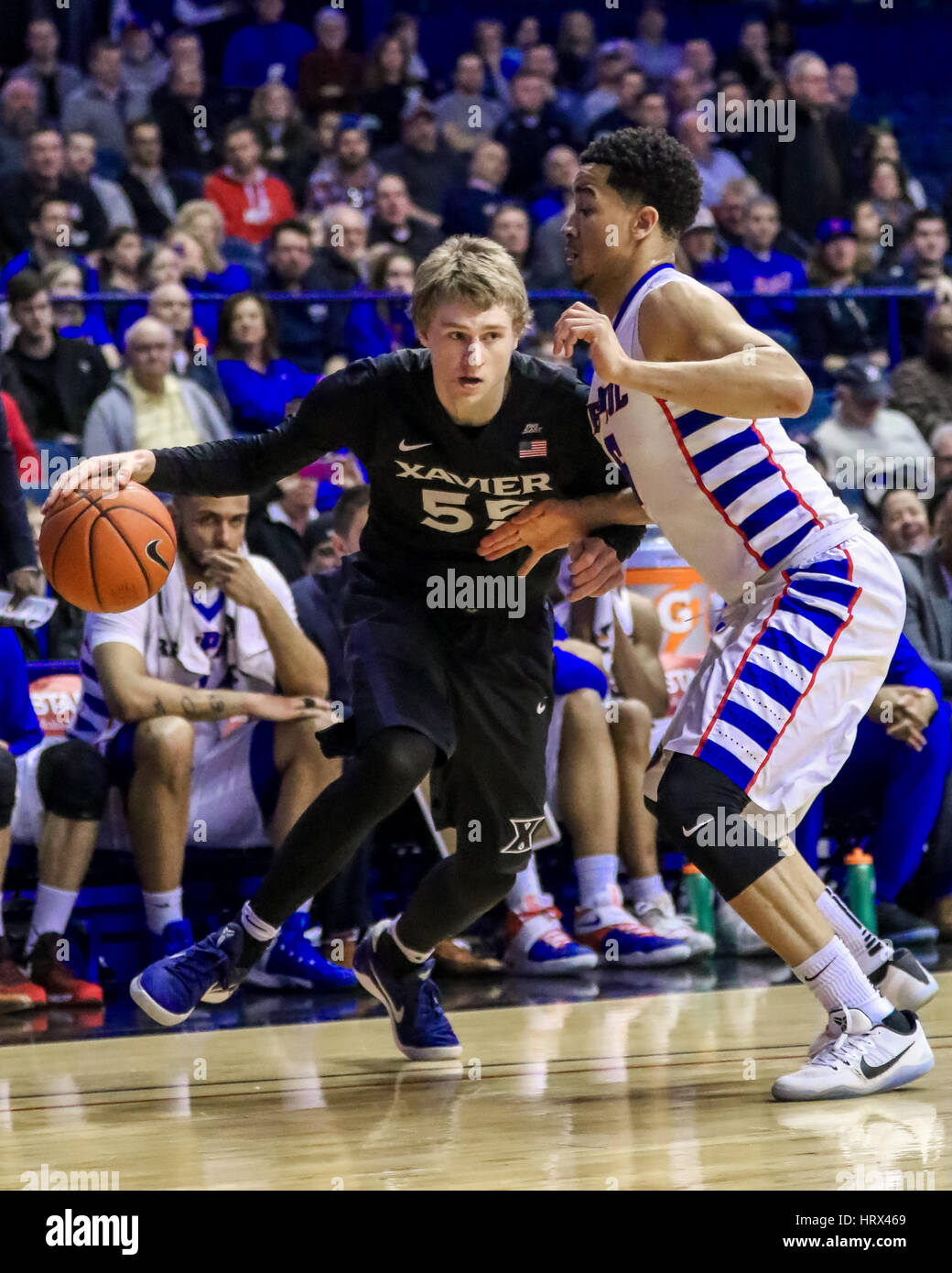 Xavier musketeers guard j p macura 55 hi-res stock photography and ...