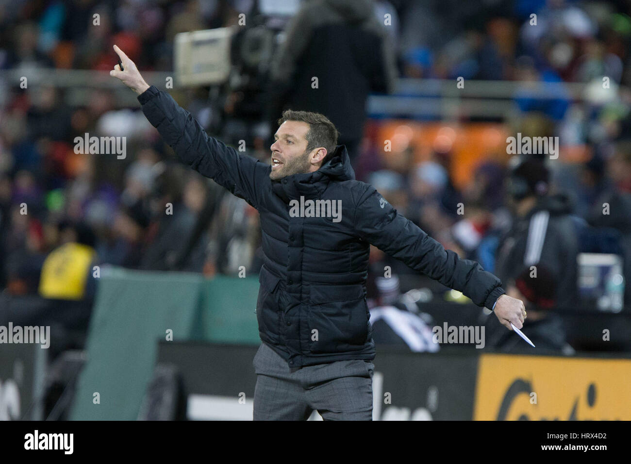 Washington, DC, USA. 04th Mar, 2017. D.C. United Head Coach Ben Olsen ...