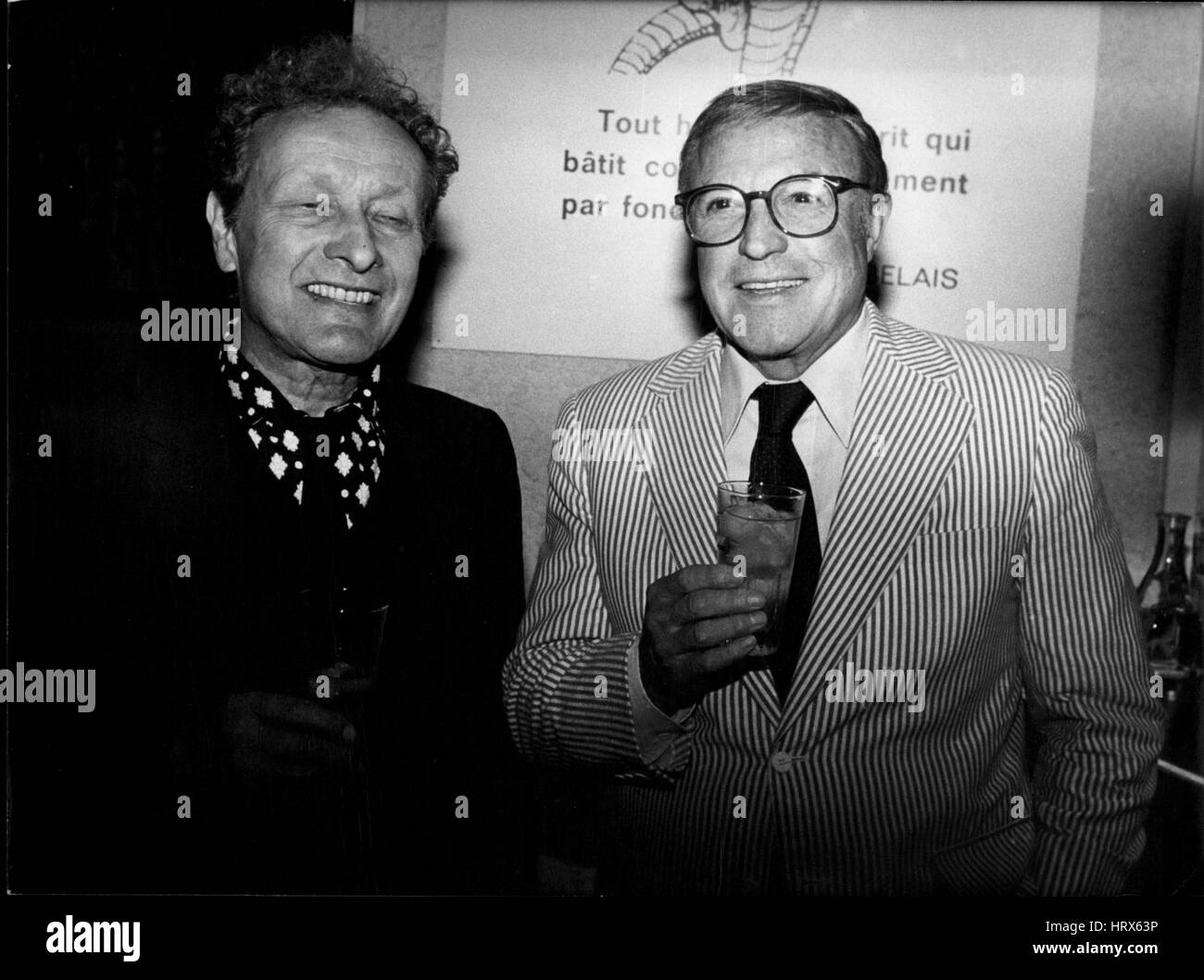 Feb. 09, 1972 - Gene Kelly is in Paris for a gala at Rond-Point Renaud ...