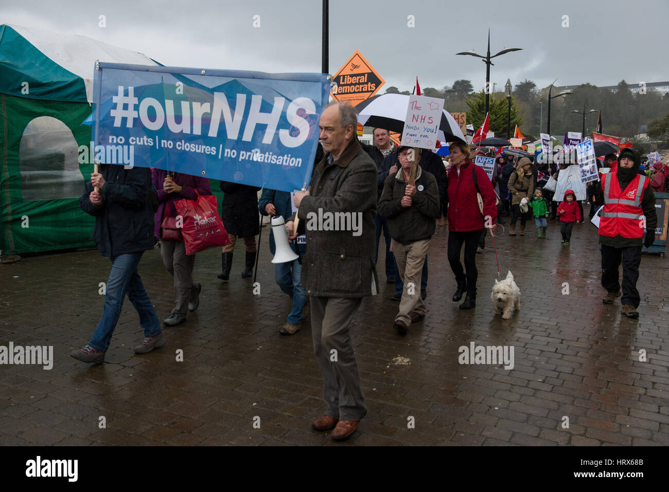 Truro, UK. 04th Mar, 2017. Stuart Roden, Labour Parliamentary Candidate ...