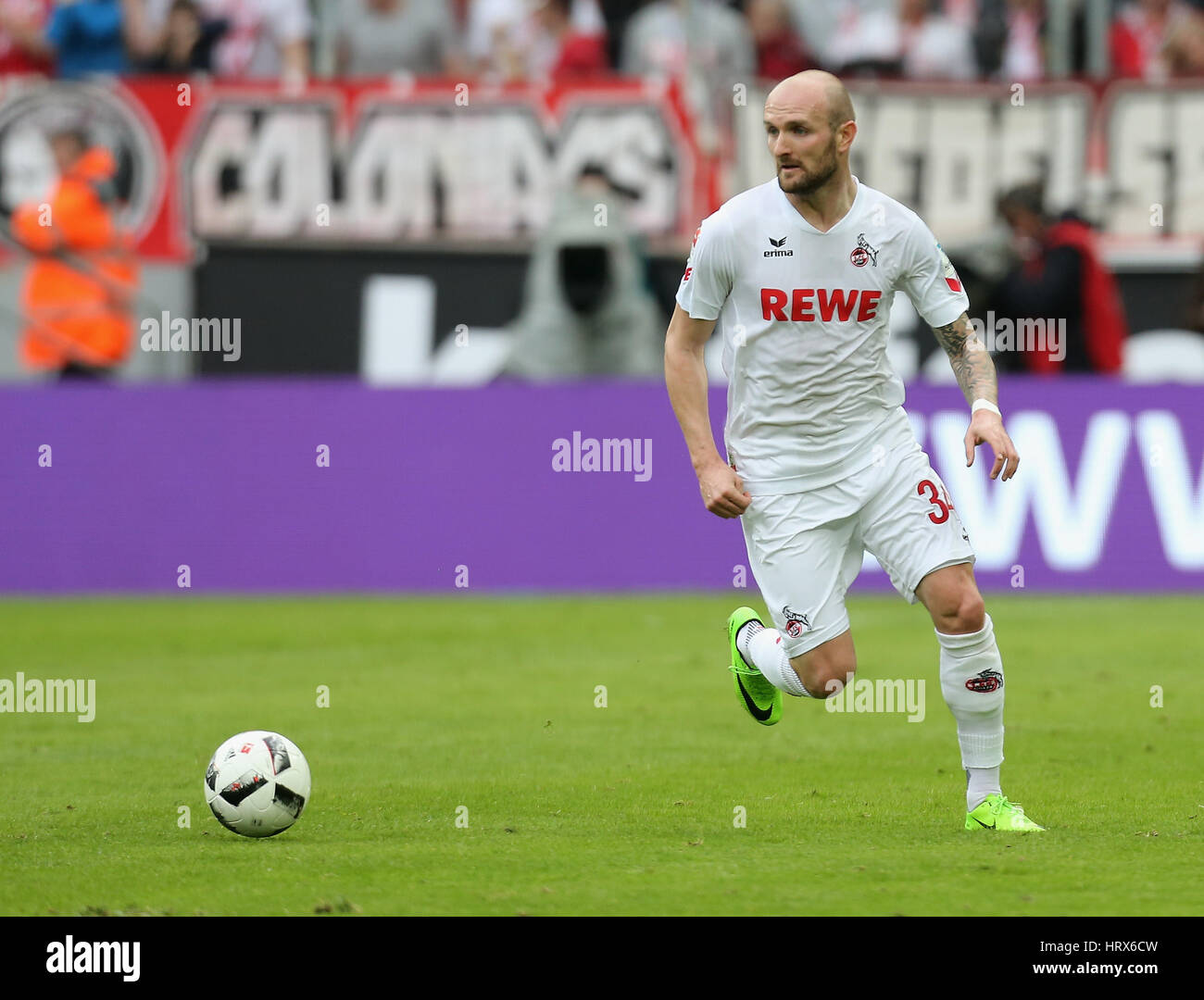 Cologne, Germany. March 4, 2017. Bundesliga matchday 23, 1. FC Koeln ...
