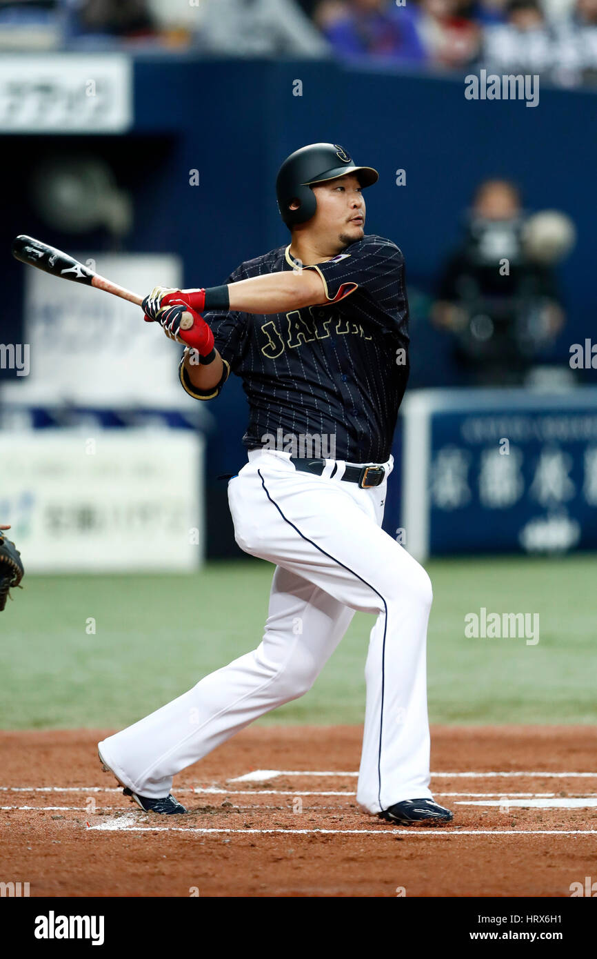 Osaka, Japan. 3rd Mar, 2017. Yoshitomo Tsutsugo (JPN) Baseball : 2017 ...