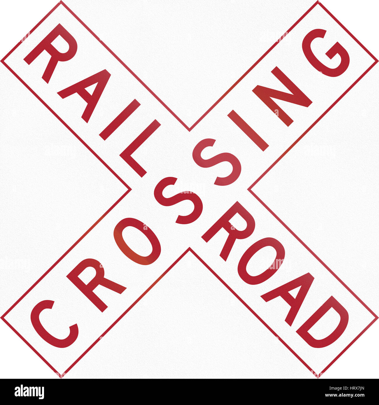 Buckeye Crossbuck variant of the United States MUTCD, used in Ohio ...