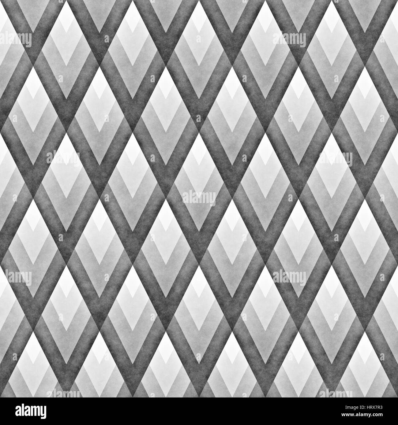 Seamles Gradient Rhombus Grid Pattern. Retro Monochrome Texture ...