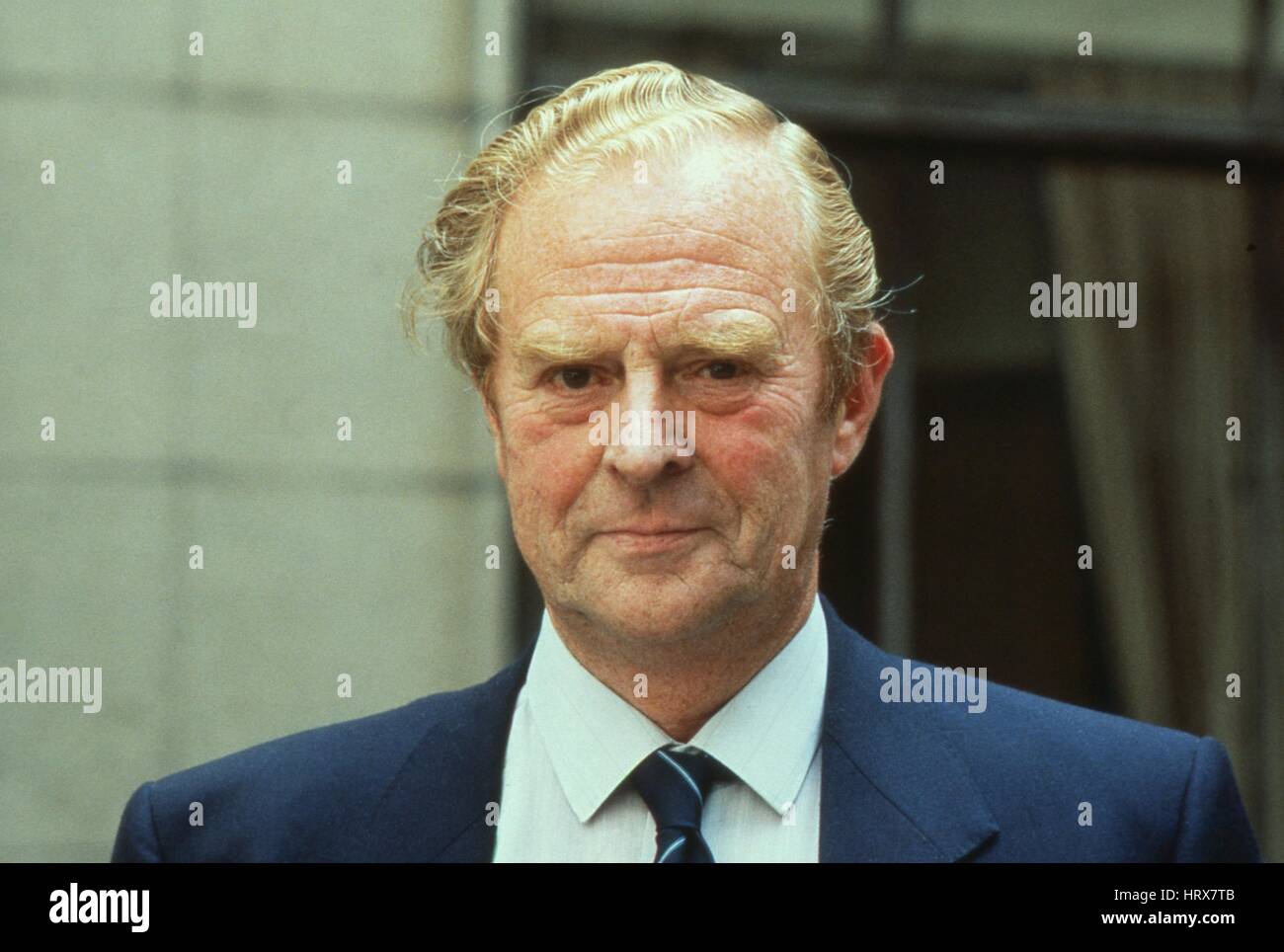 Bill Fox, President of the Football League, attends a press conference ...