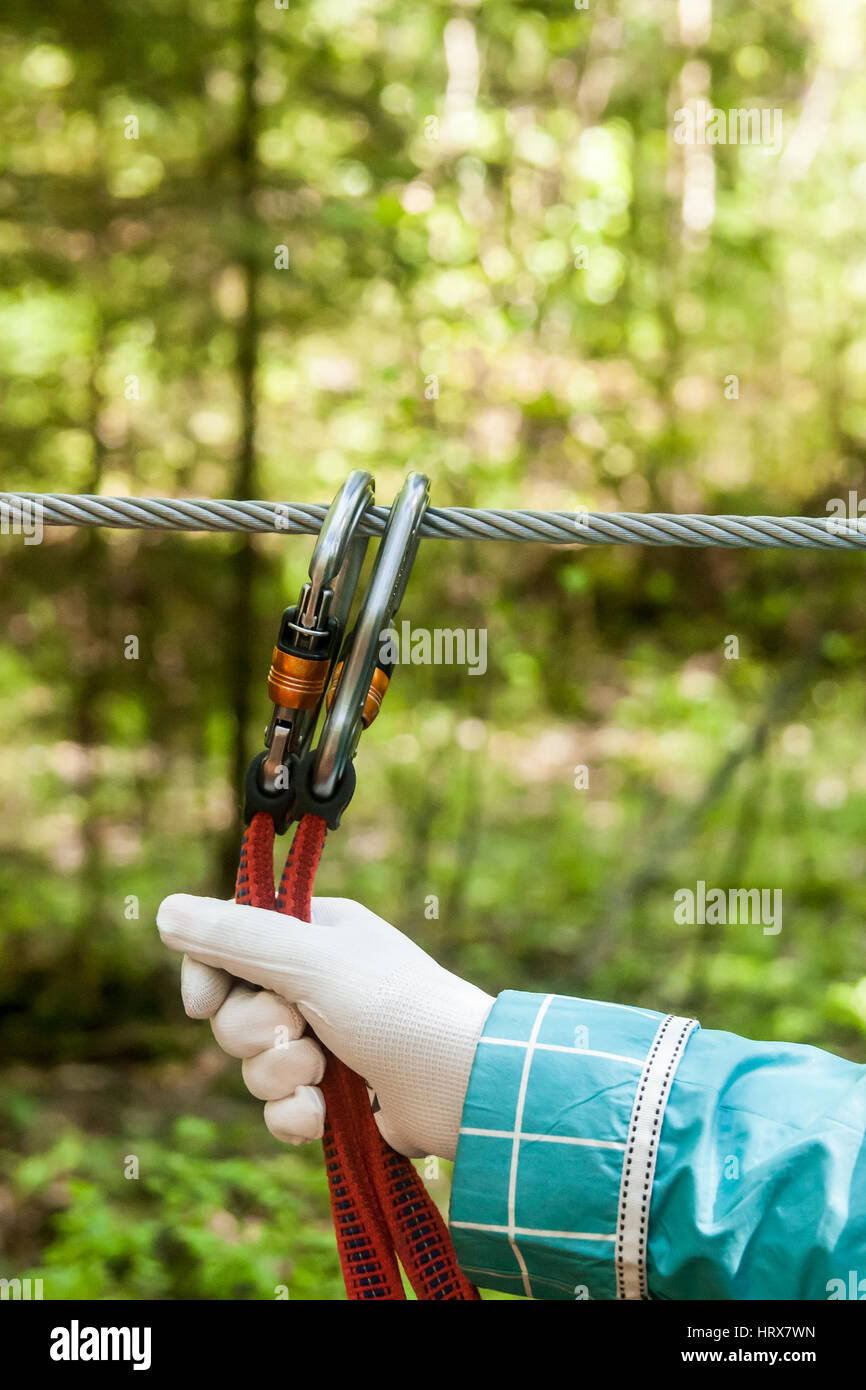 Clinging to rope hi-res stock photography and images - Alamy