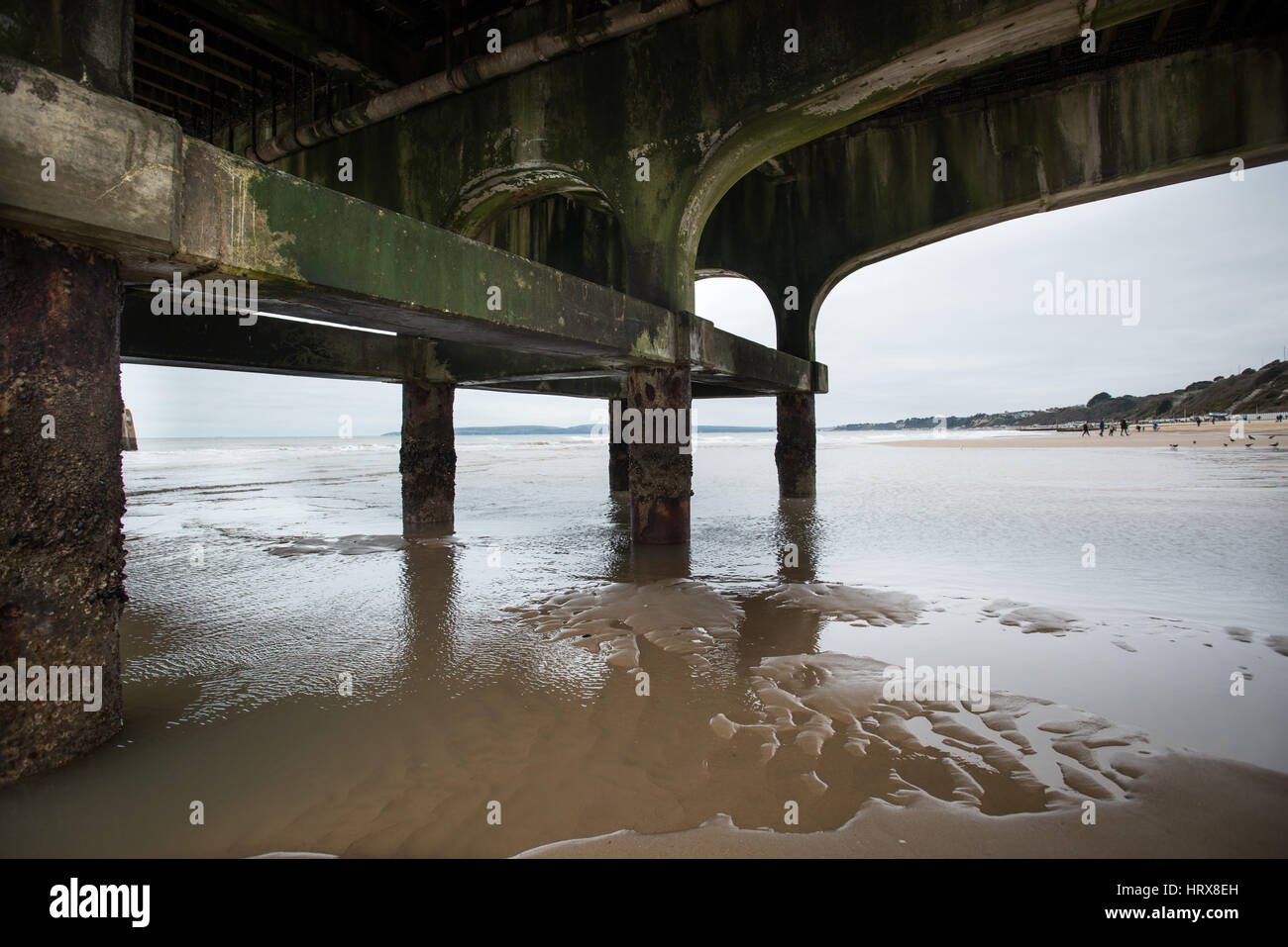 Bournemouth pier in winter on hi-res stock photography and images - Alamy