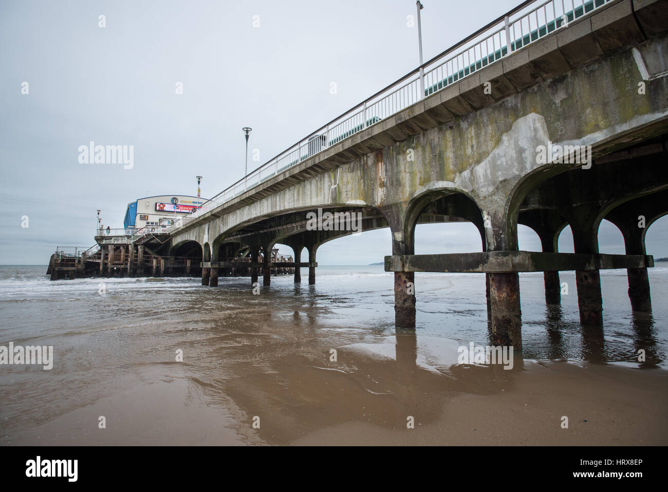 Bournemouth pier in winter on hi-res stock photography and images - Alamy
