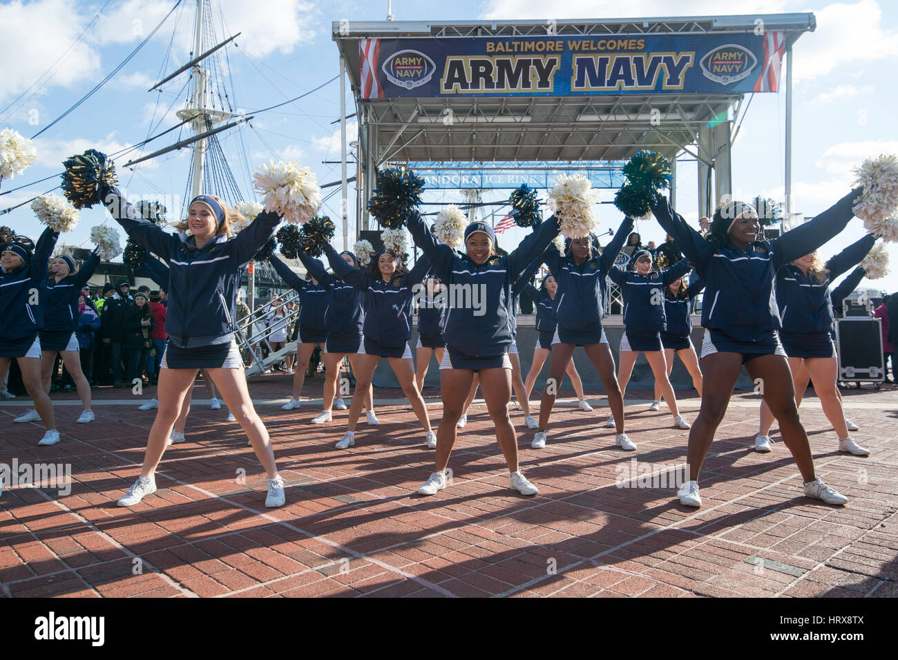 Army Navy Game Events in Inner Harbor Stock Photo - Alamy