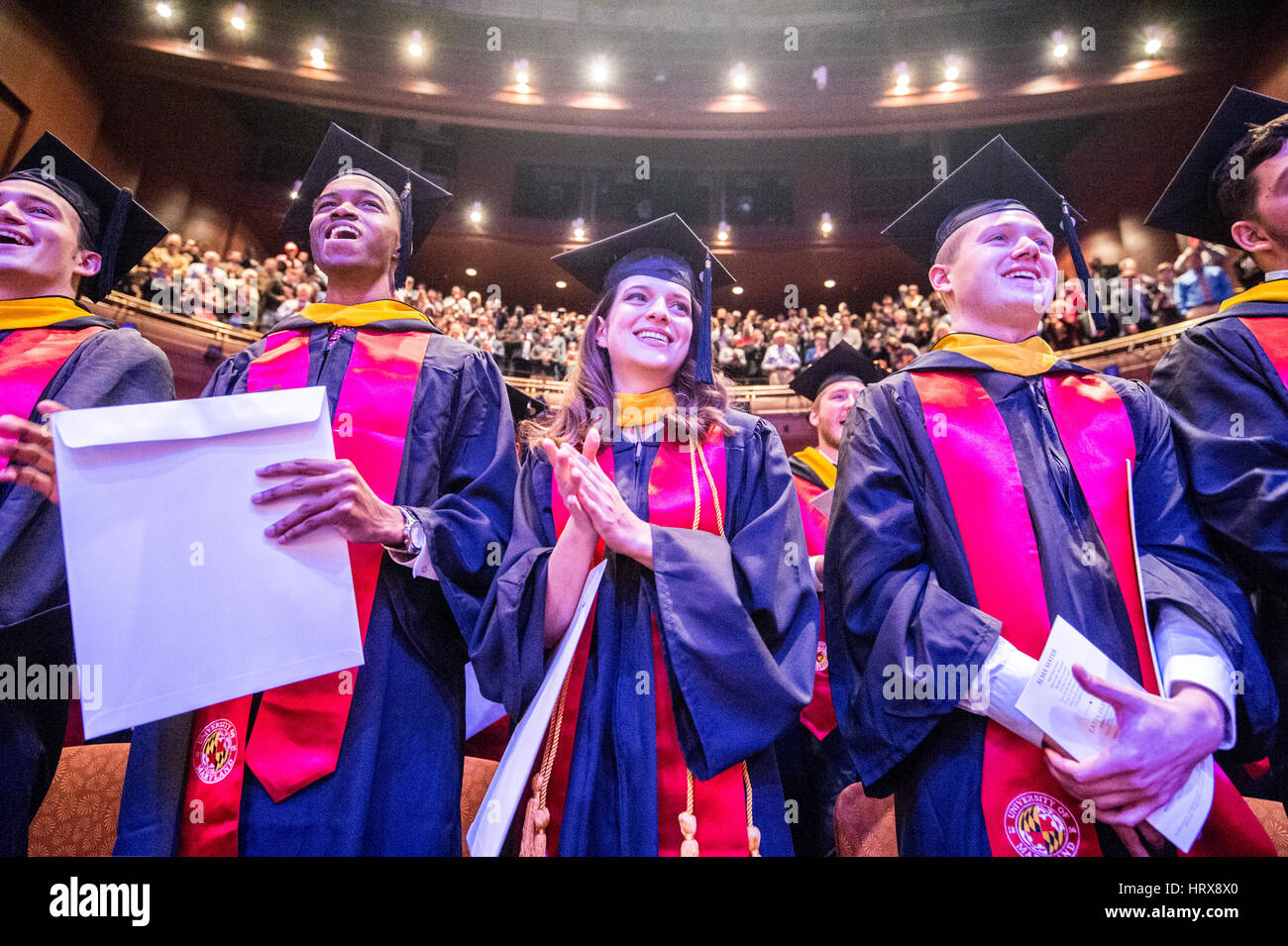 Graduation ceremony at Smith Center Stock Photo - Alamy