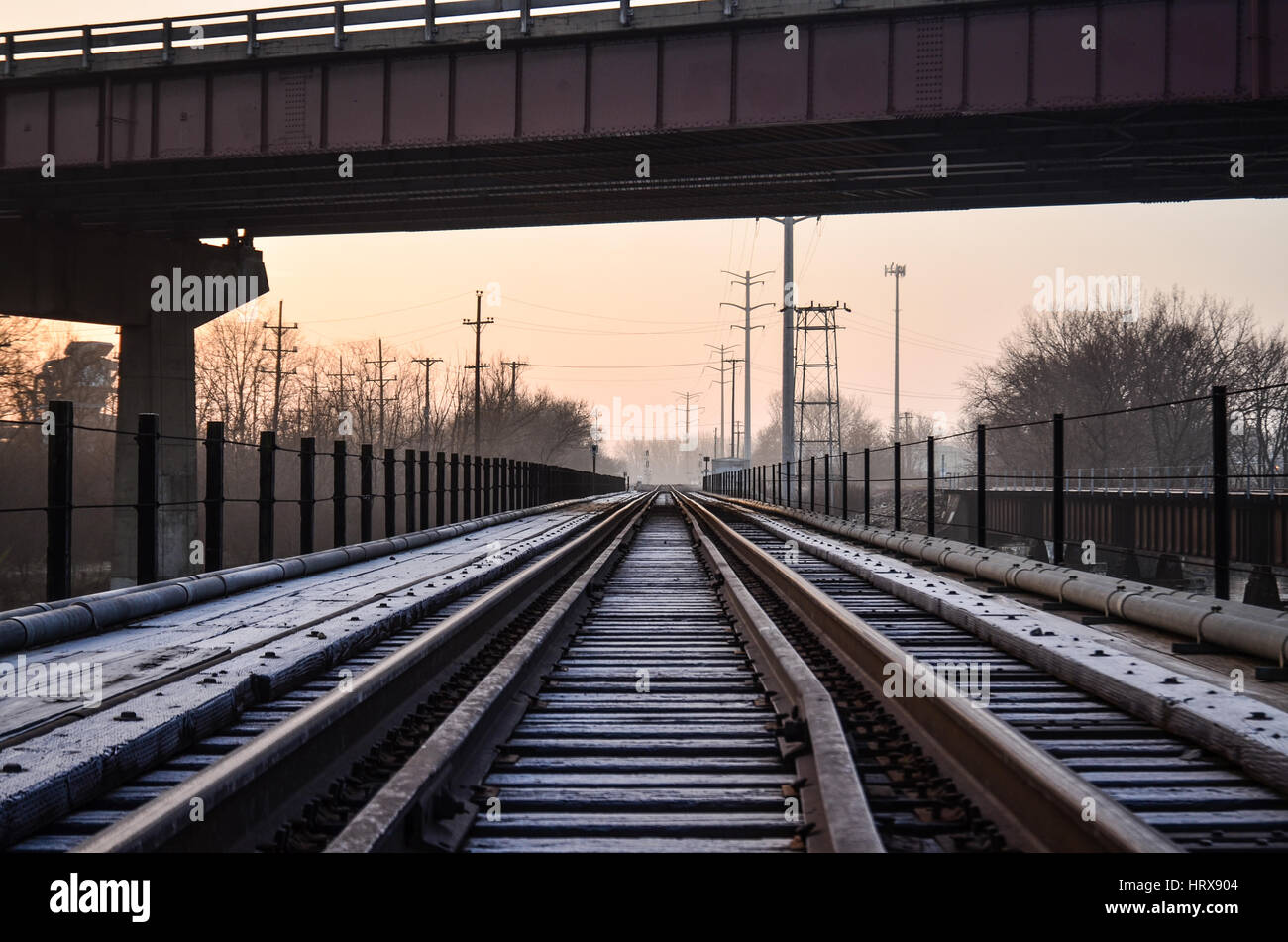 Elevated freight railway hi-res stock photography and images - Alamy