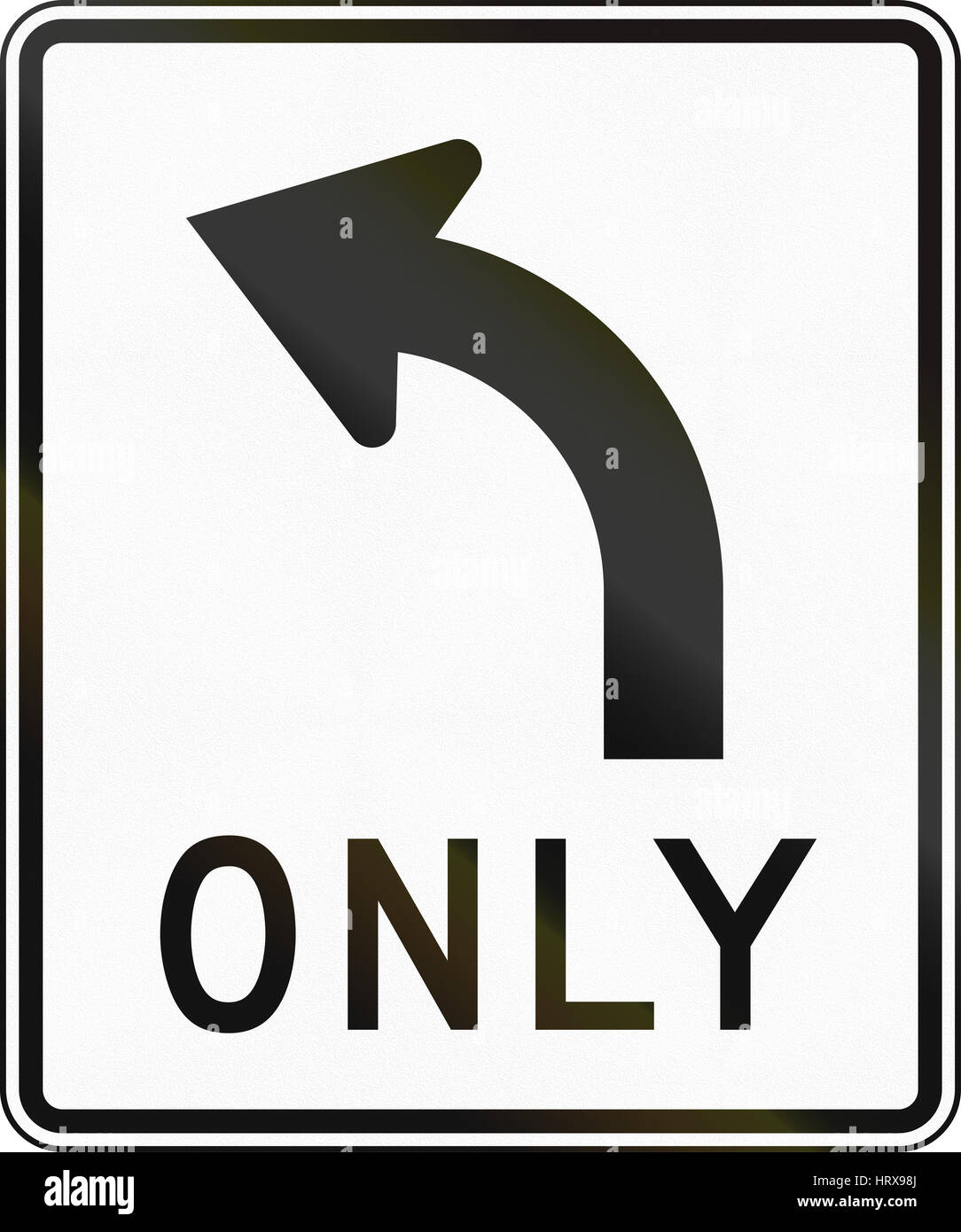 Left lane only hi-res stock photography and images - Alamy