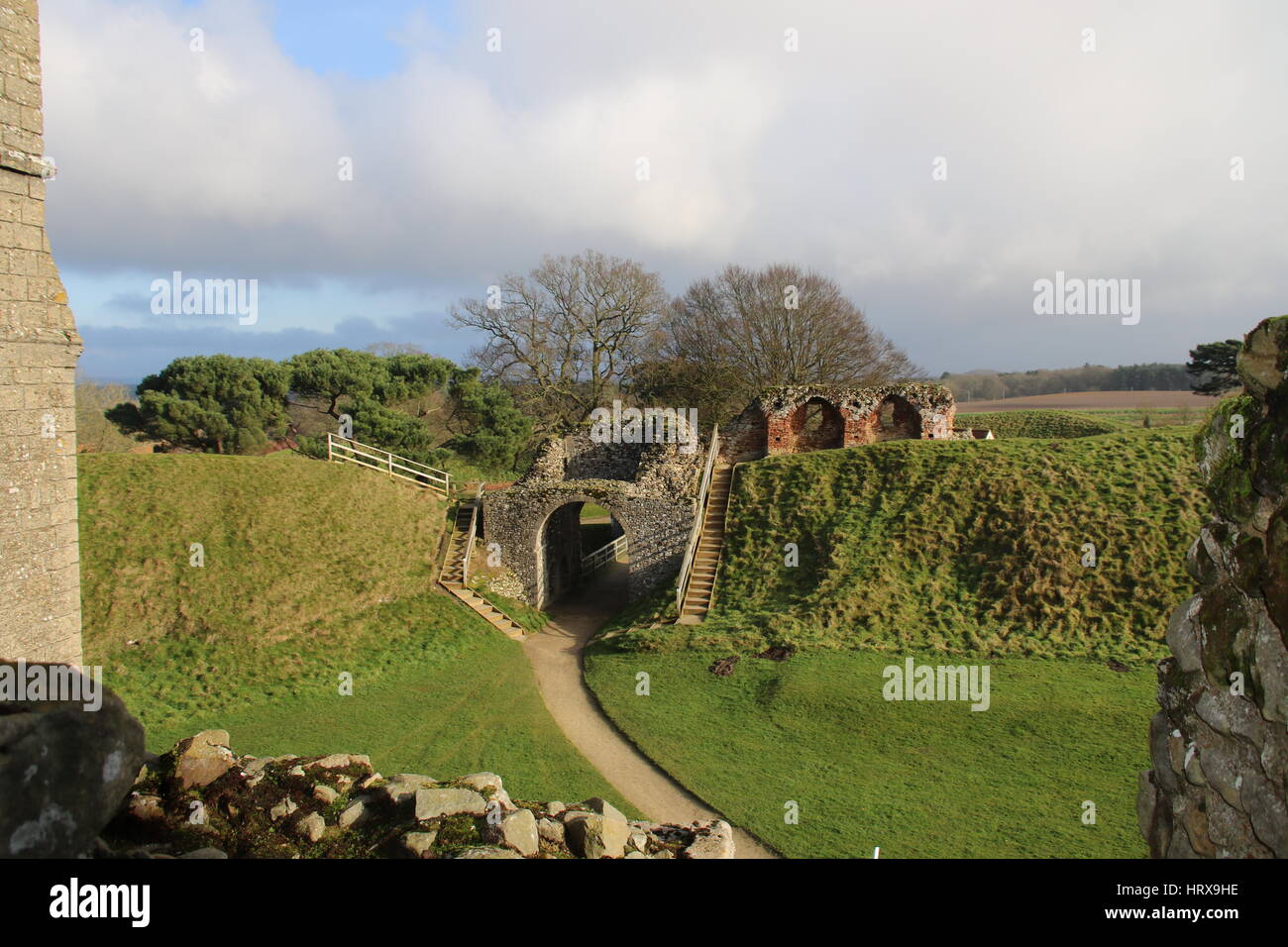 Castle Rising 12th Century Medieval castle, Norfolk Stock Photo - Alamy
