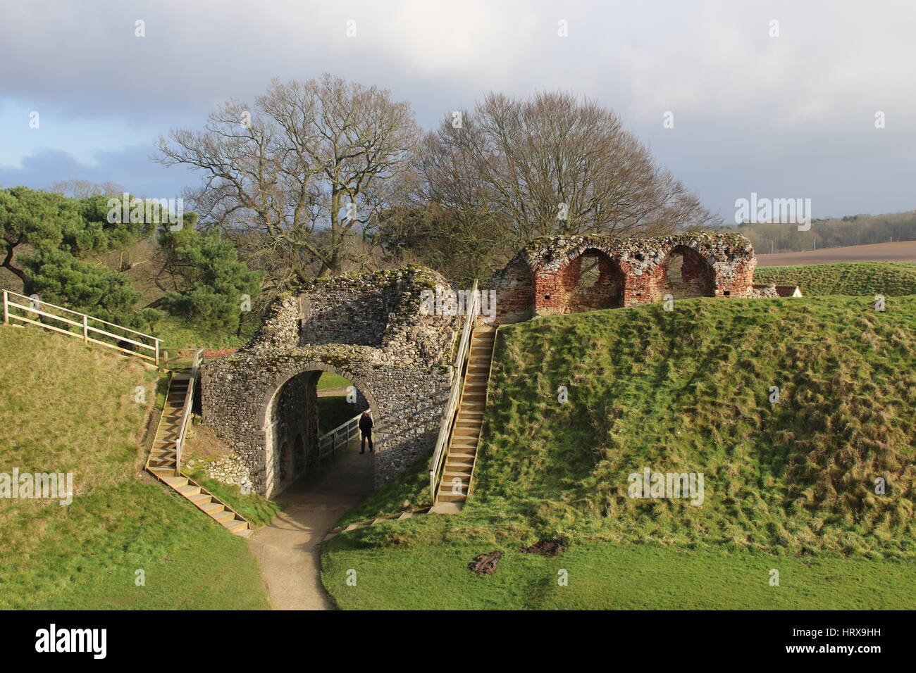 Castle Rising 12th Century Medieval castle, Norfolk Stock Photo - Alamy