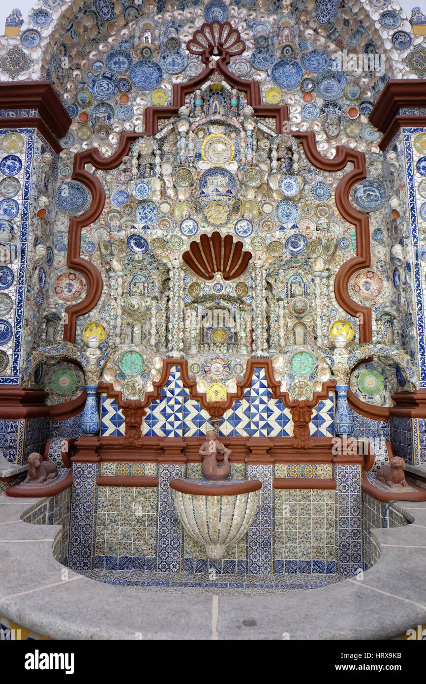 Interior of the Centro Cultural Isidro Fabela, San Angel, Ciudad de ...