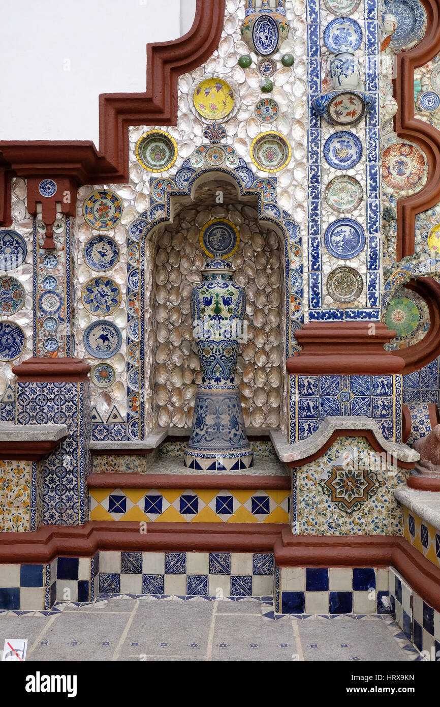 Interior of the Centro Cultural Isidro Fabela, San Angel, Ciudad de ...