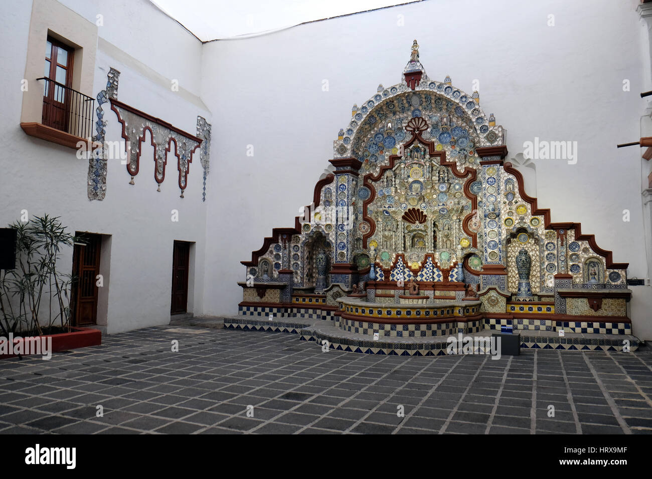 Interior of the Centro Cultural Isidro Fabela, San Angel, Ciudad de ...