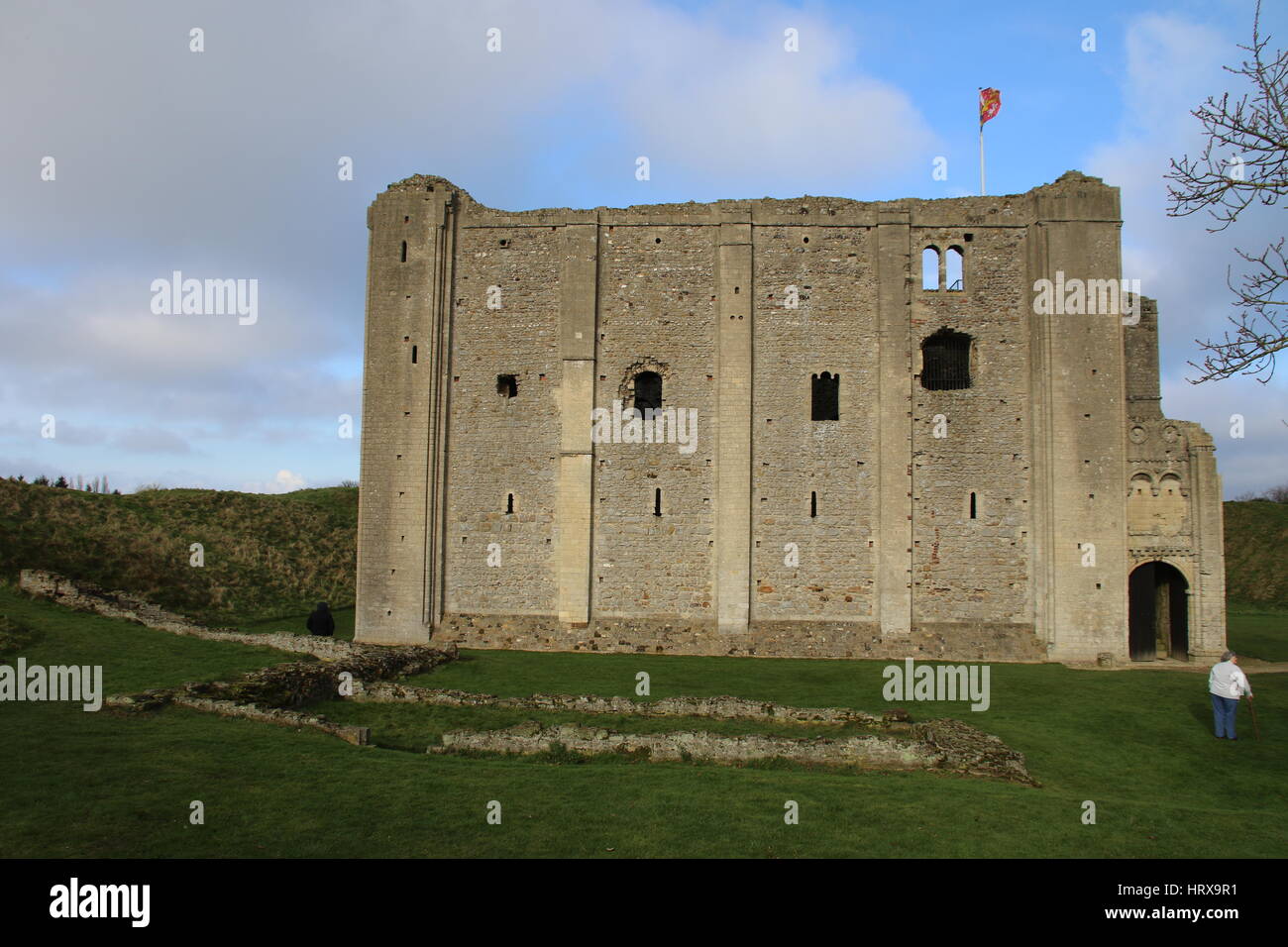 Castle Rising 12th Century Medieval castle, Norfolk Stock Photo - Alamy