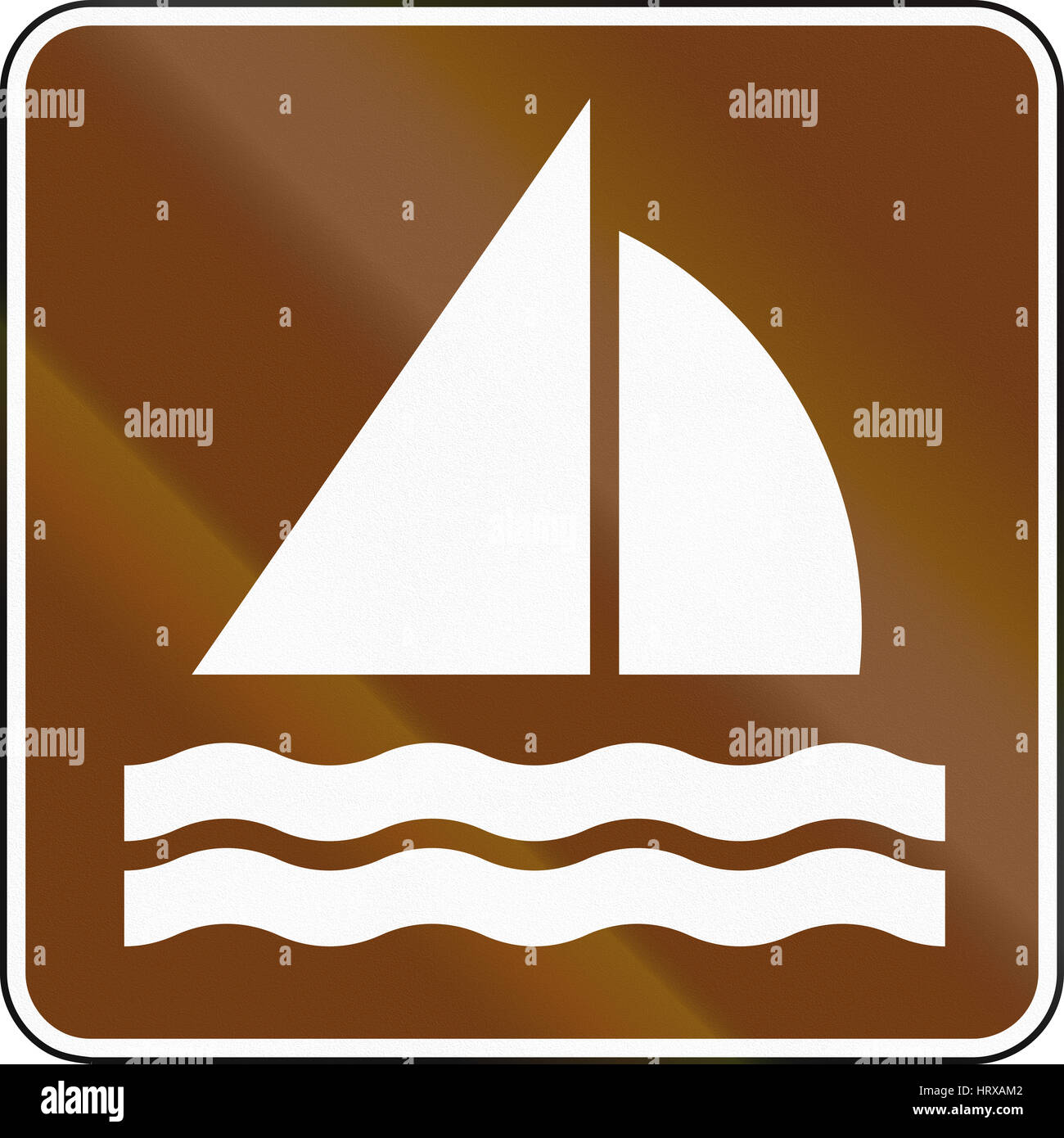 United States MUTCD guide road sign - Sailing Stock Photo - Alamy