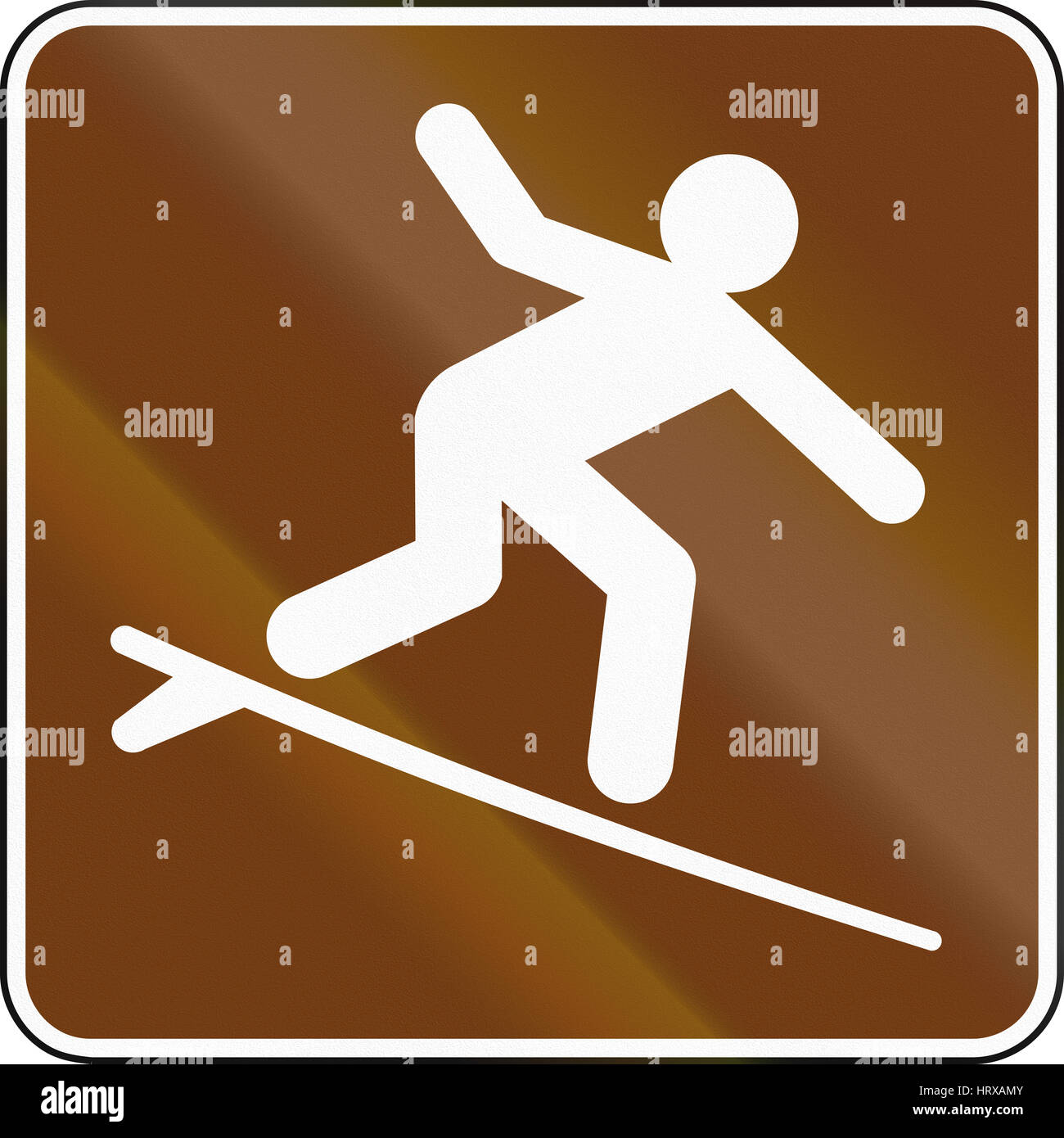 United States MUTCD guide road sign - Surfing Stock Photo - Alamy