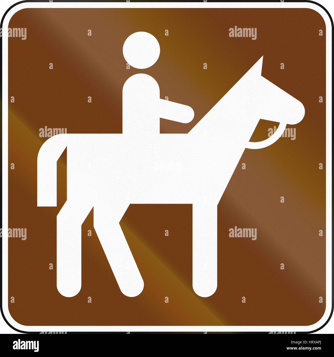 United States MUTCD guide road sign - Riding Stock Photo - Alamy