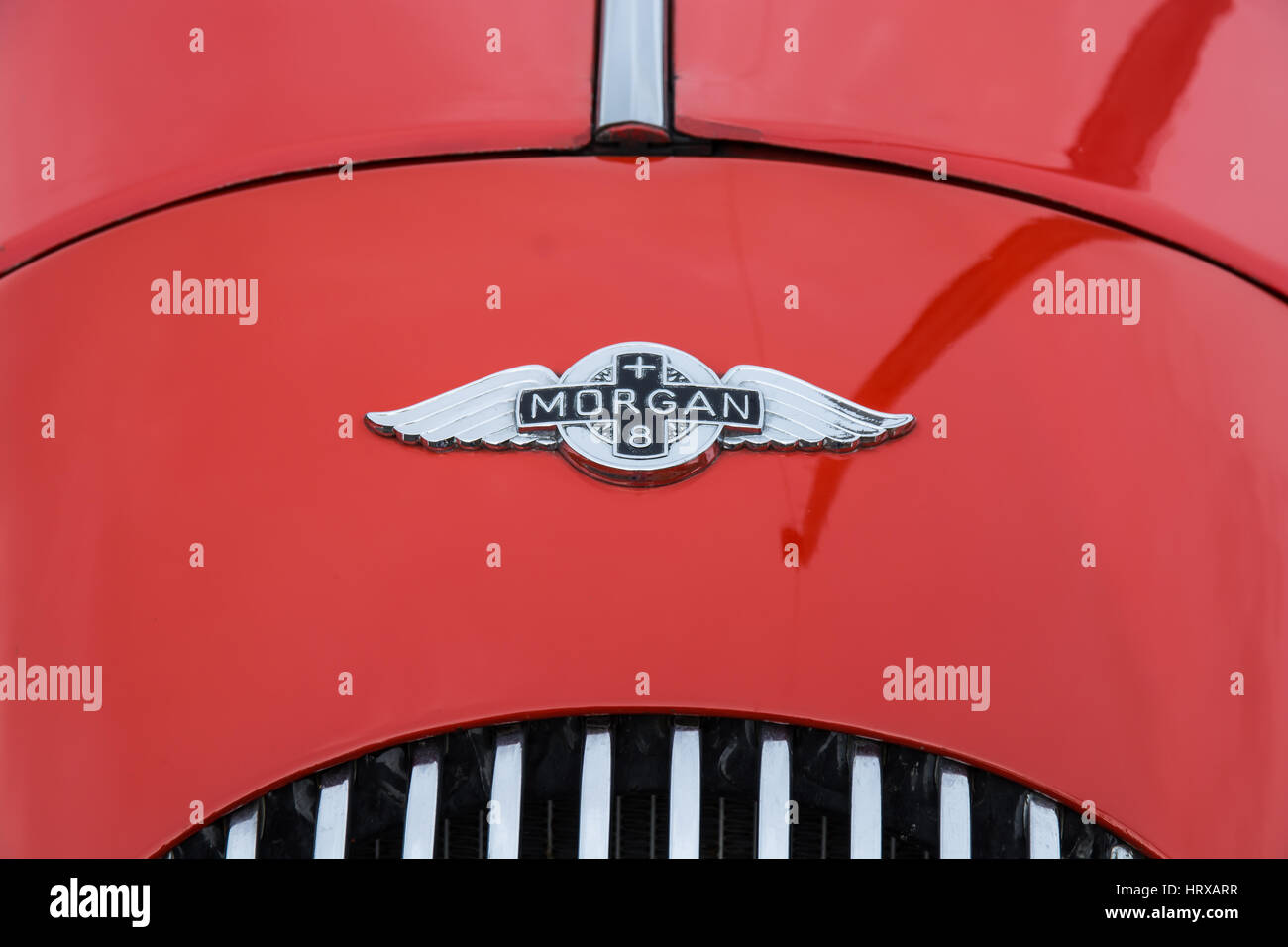 Morgan sports car badge hi-res stock photography and images - Alamy