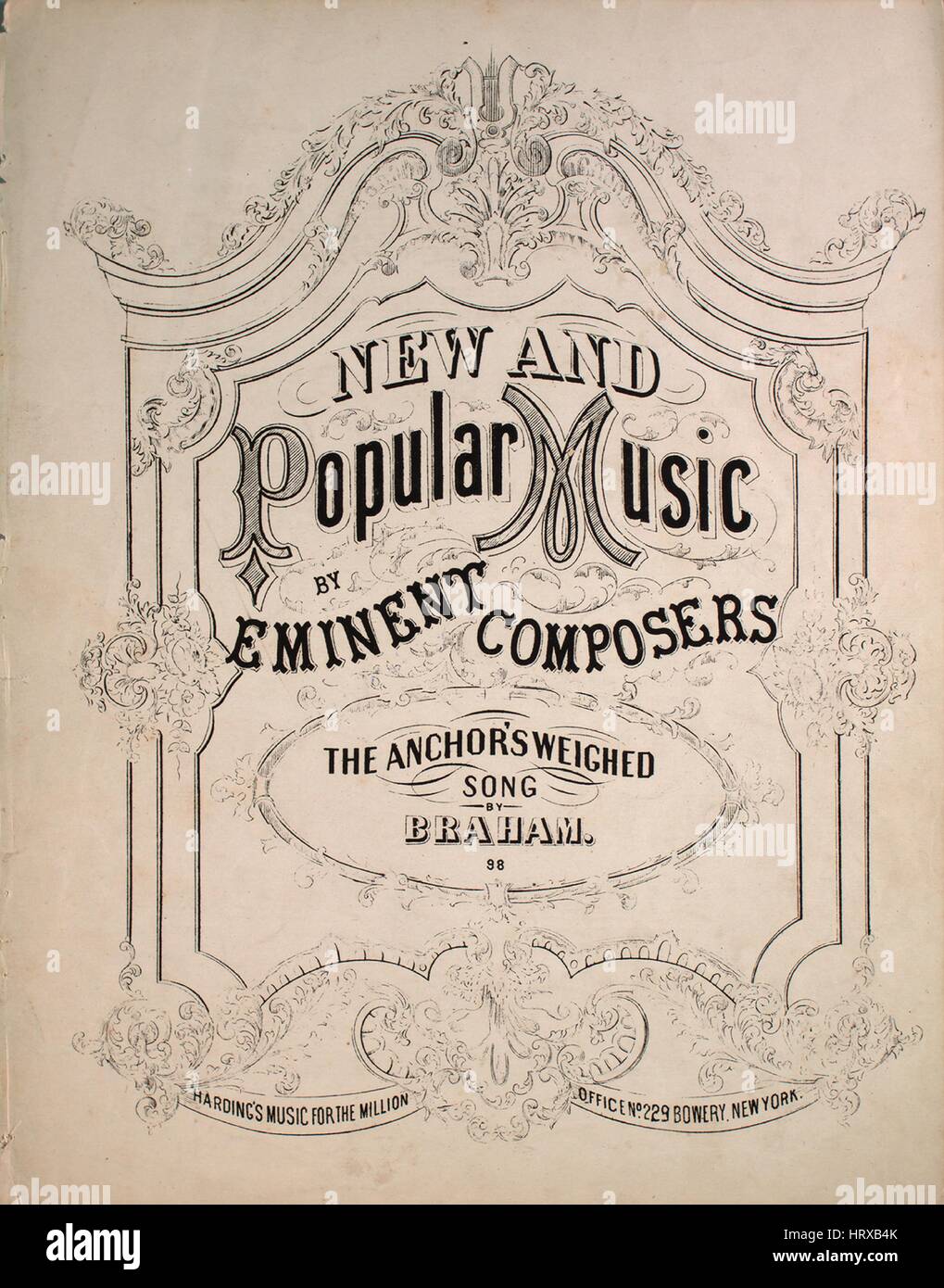 Piano sheet music cover from hi-res stock photography and images - Alamy