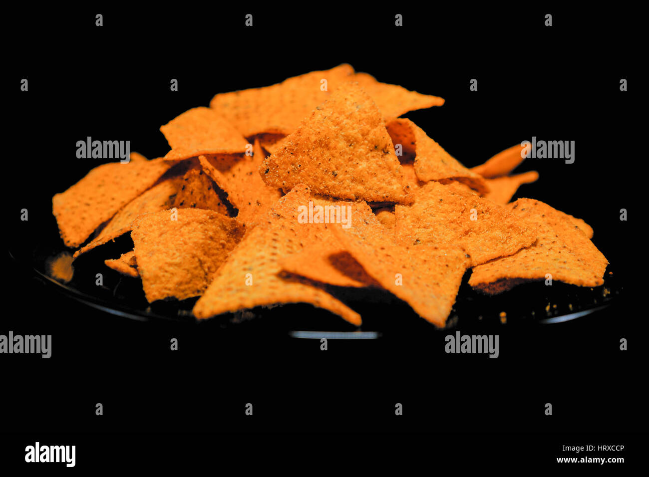 Mexican Tacos chips - close up shot Stock Photo - Alamy