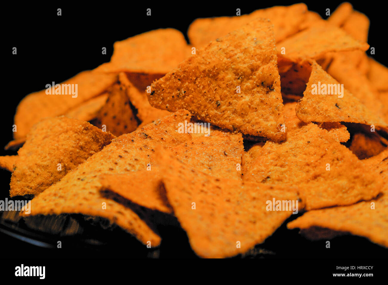 Mexican Tacos chips - close up shot Stock Photo - Alamy
