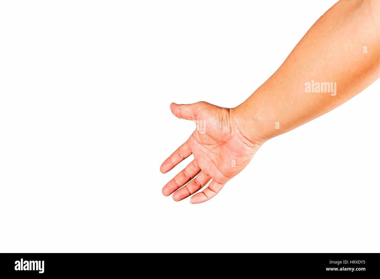 Gesture of reaching to grasp objects.Clipping path inside Stock Photo ...