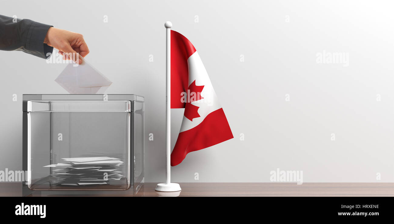 Canada election ballot box hi-res stock photography and images - Alamy