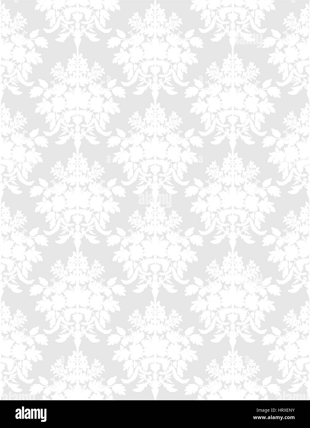 White retro seamless background in classic style Stock Vector Image ...