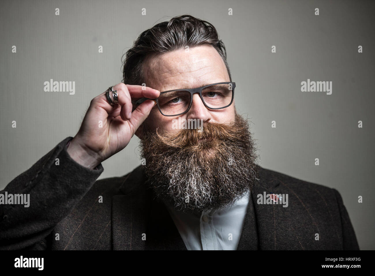 Ian Taylor attends the Yorkshire Beard Day 2017 at the Scarborough Spa ...