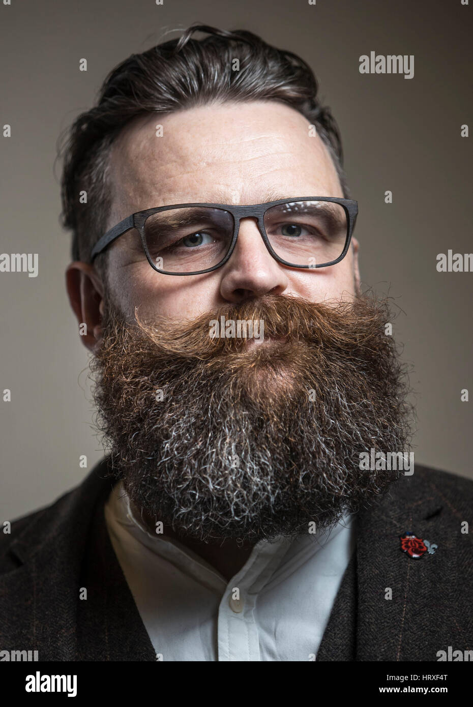 Ian Taylor attends the Yorkshire Beard Day 2017 at the Scarborough Spa ...