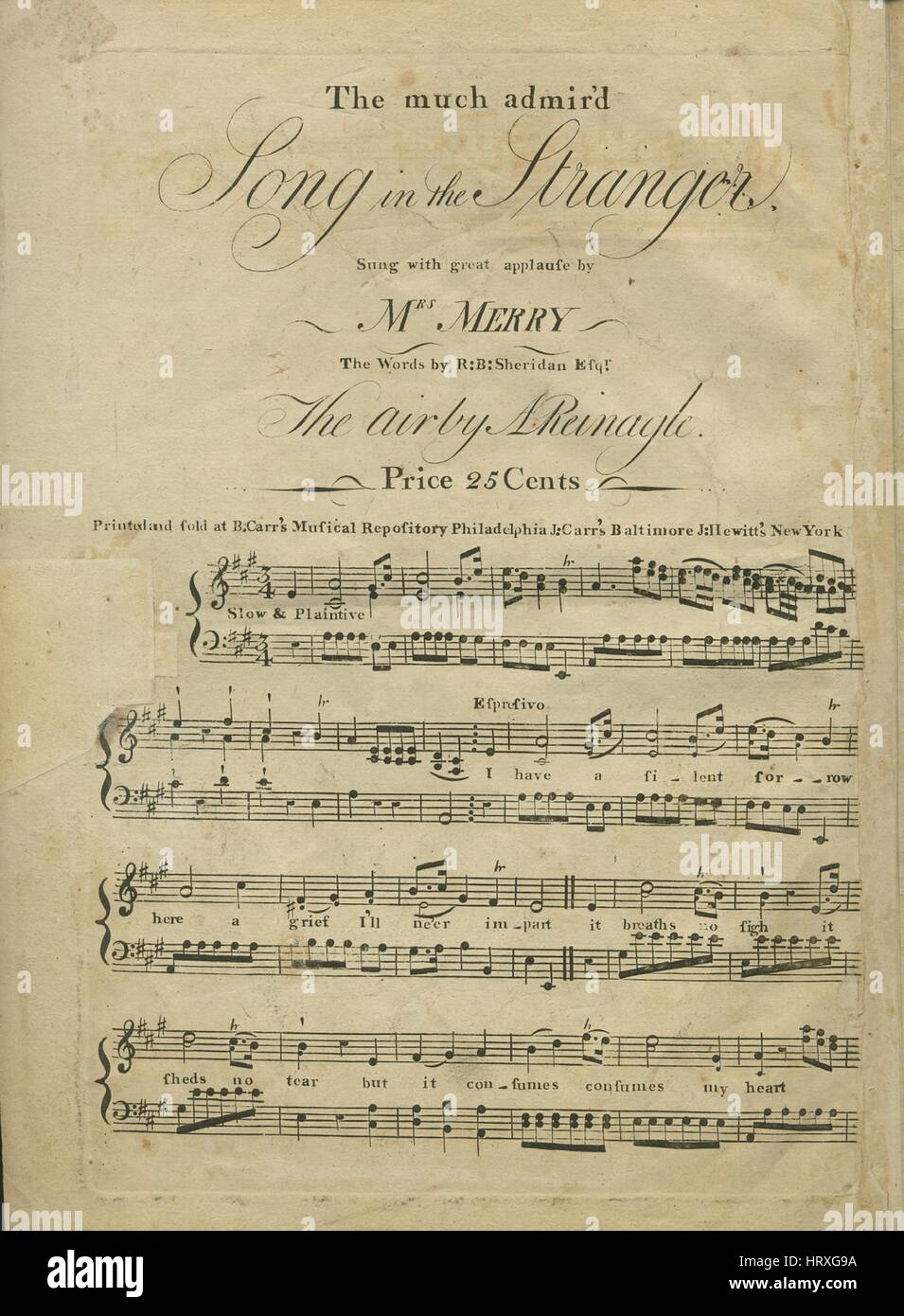 Sheet music cover image of the song 'The much admir'd Song in The ...