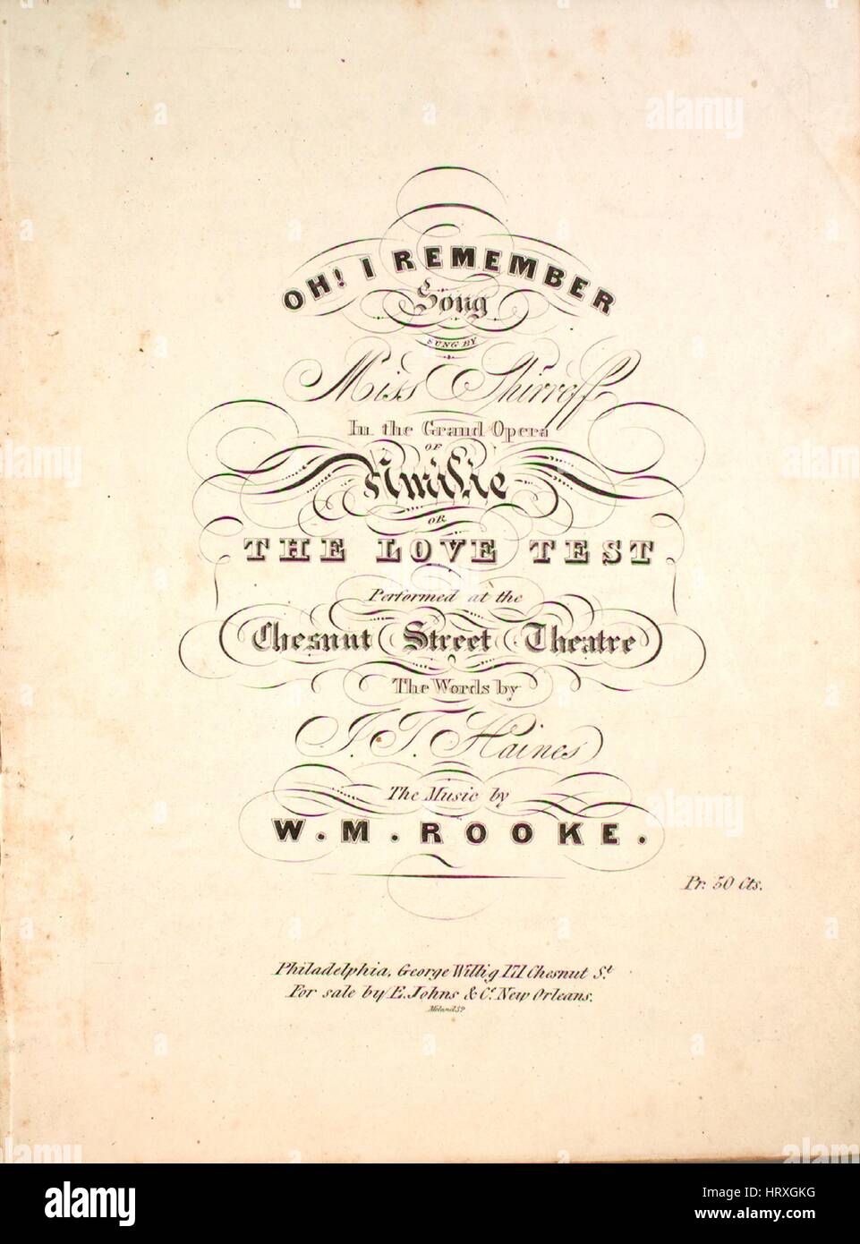 Sheet music cover image of the song 'Oh I Remember New Edition', with ...