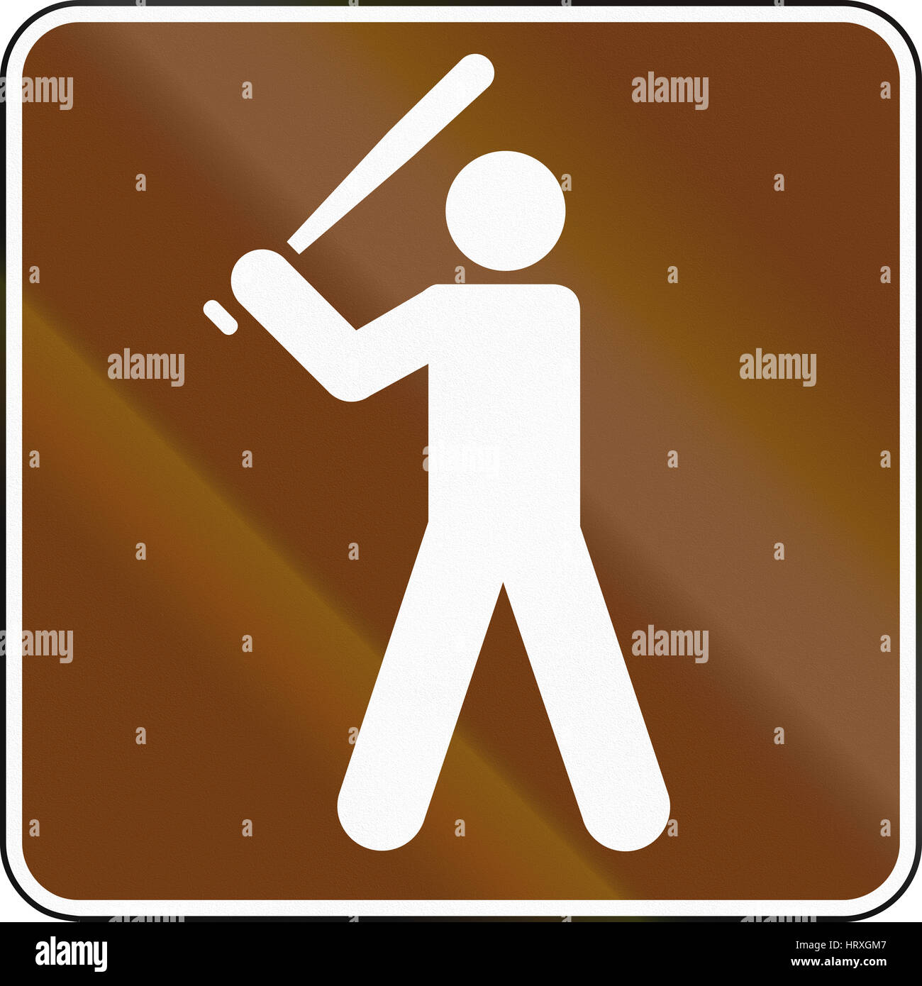 United States MUTCD guide road sign - Ballpark Stock Photo - Alamy