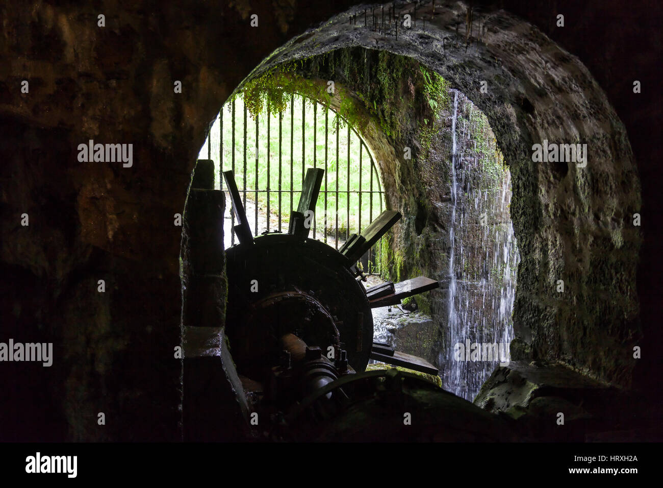 Water mill inside hi-res stock photography and images - Alamy