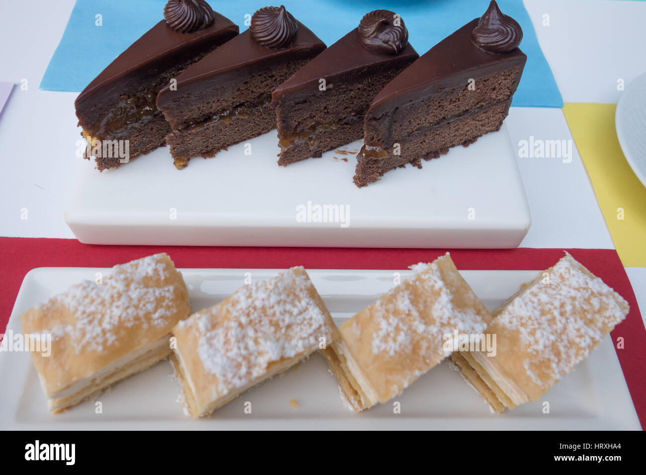 Sachertorte Chocolate Cake with Apricot filling and other desserts ...