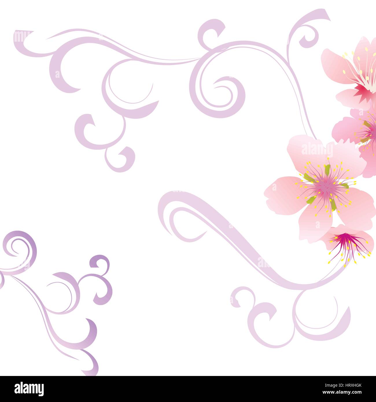 floral background with flower Stock Vector Image & Art - Alamy