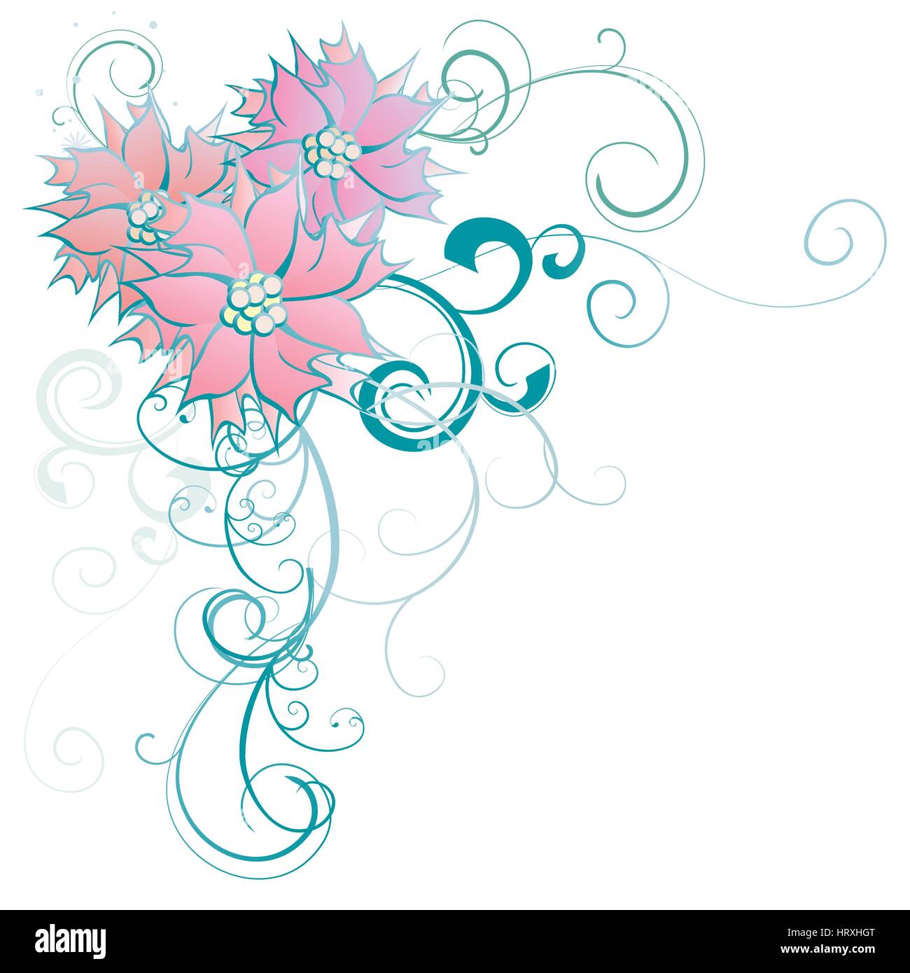 floral background with flower Stock Vector Image & Art - Alamy
