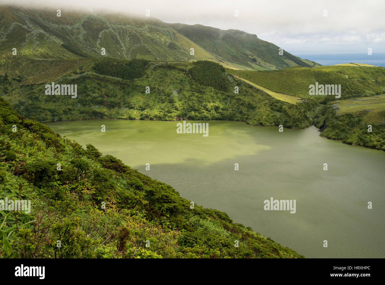 Beautiful volcanic landscape of Azores islands Stock Photo - Alamy
