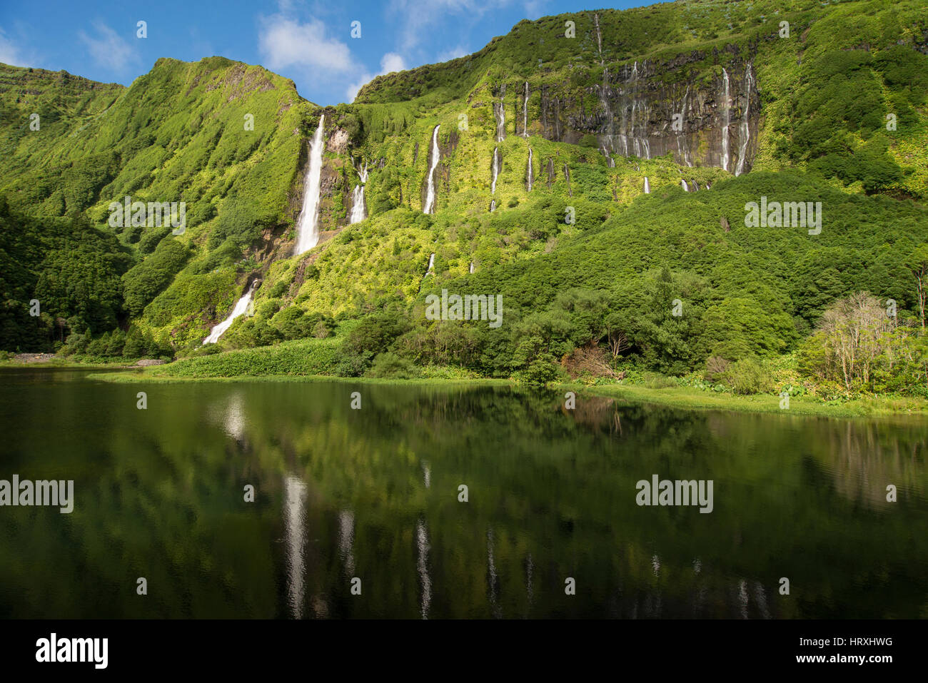 Beautiful volcanic landscape of Azores islands Stock Photo - Alamy