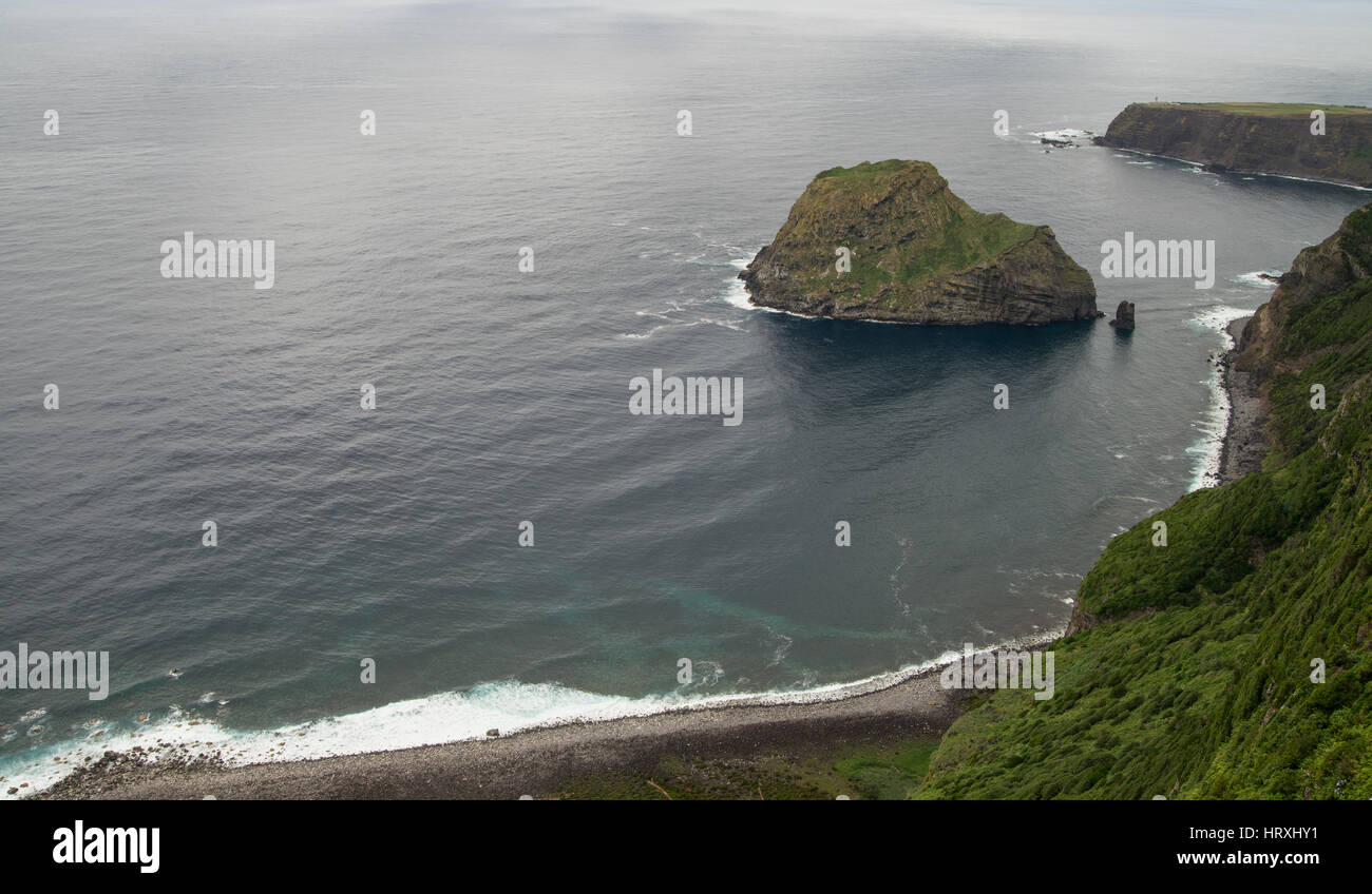 Beautiful volcanic landscape of Azores islands Stock Photo - Alamy