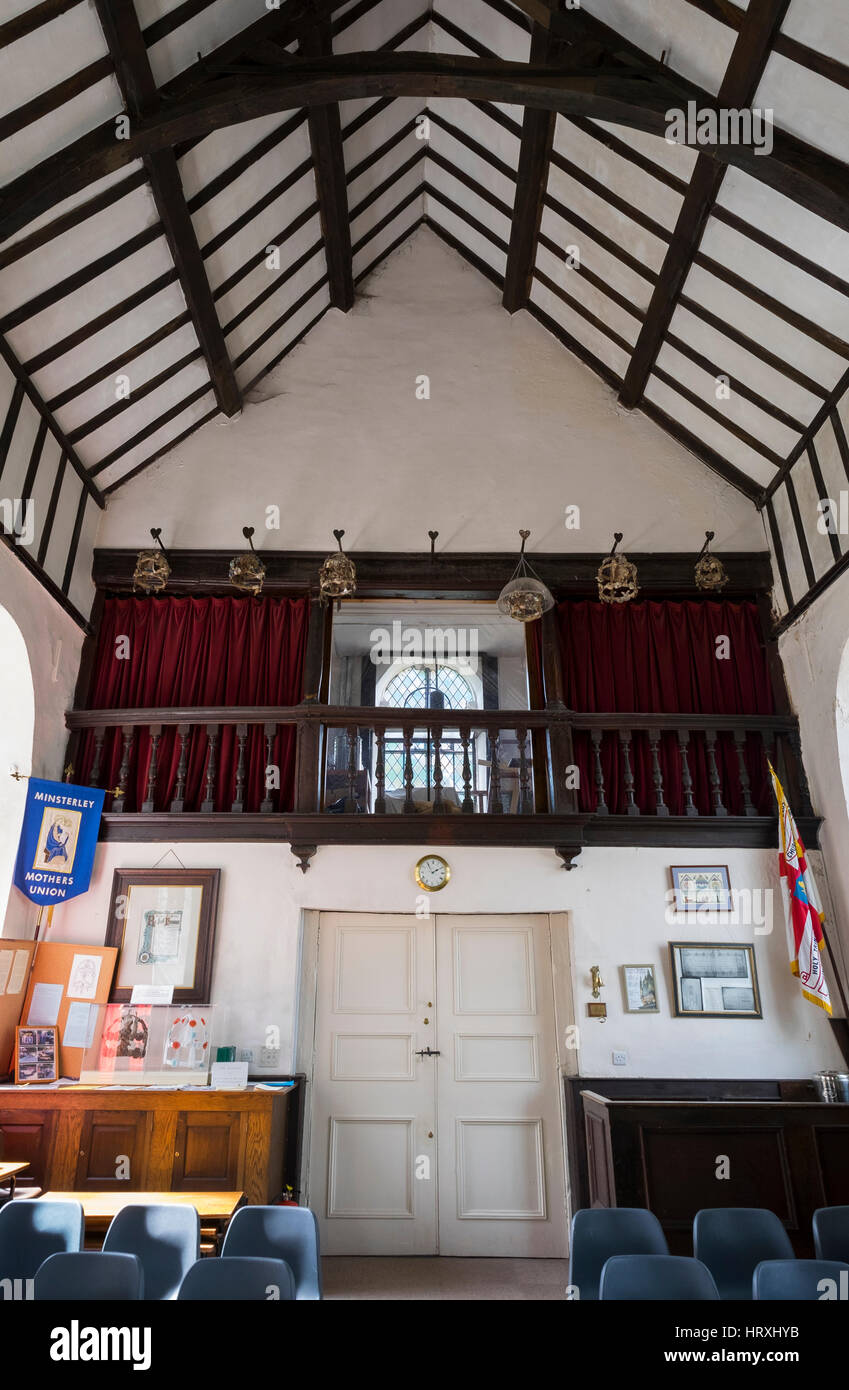 Maiden's garlands on display in the gallery at Holy Trinity Church in ...