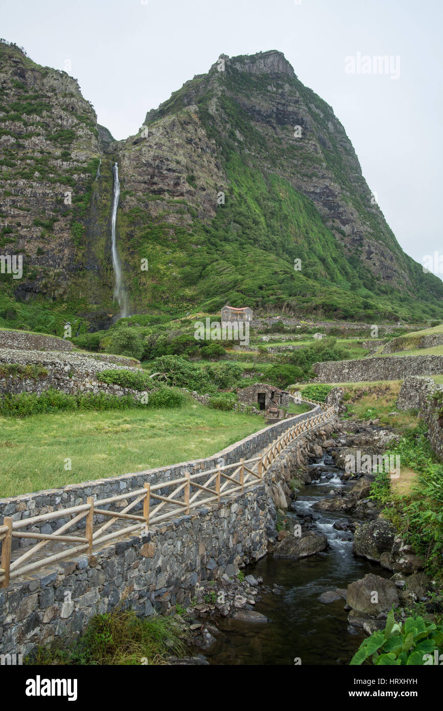 Beautiful volcanic landscape of Azores islands Stock Photo - Alamy
